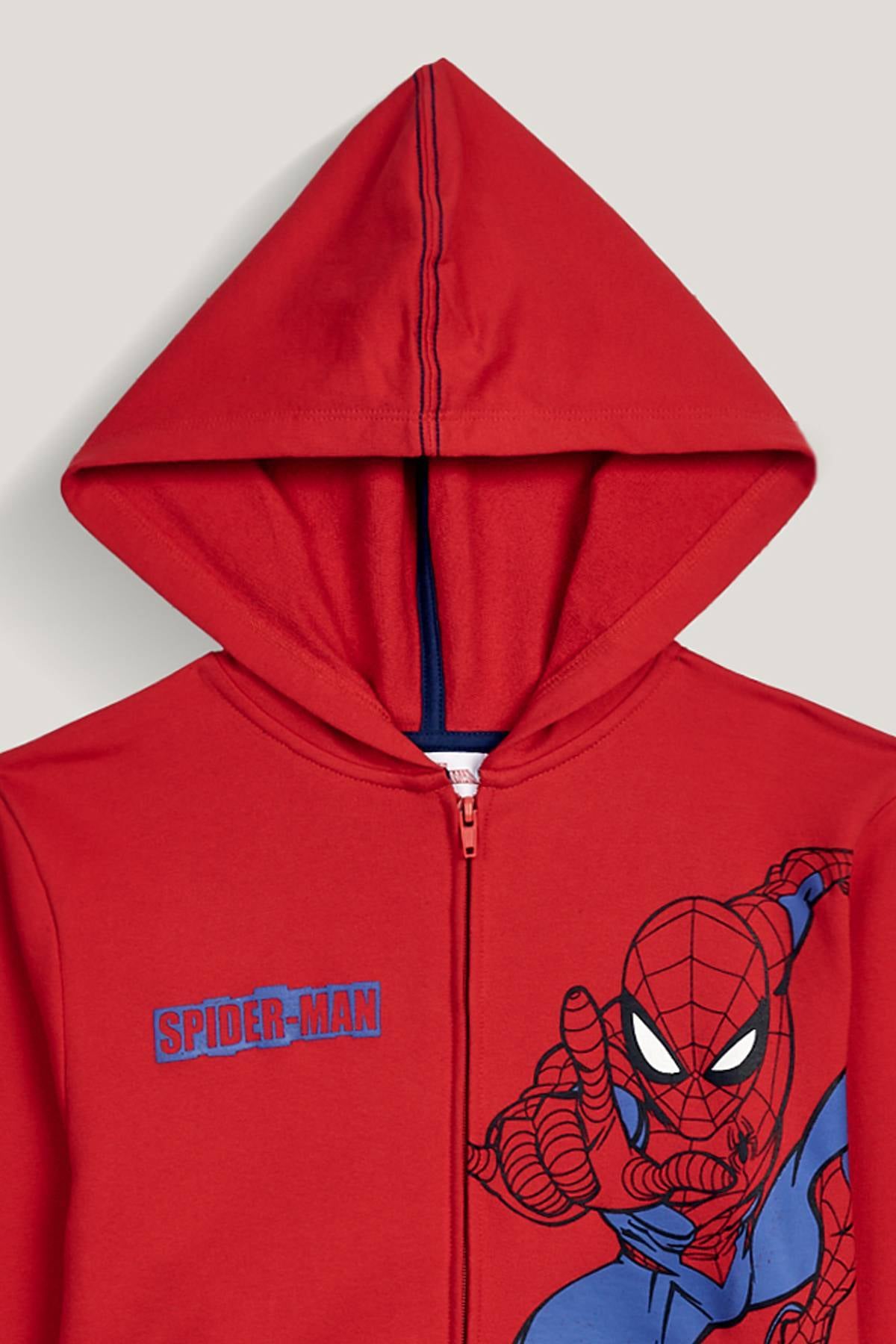 Chompa Estampada con Capucha Spiderman | De Prati Tienda Online