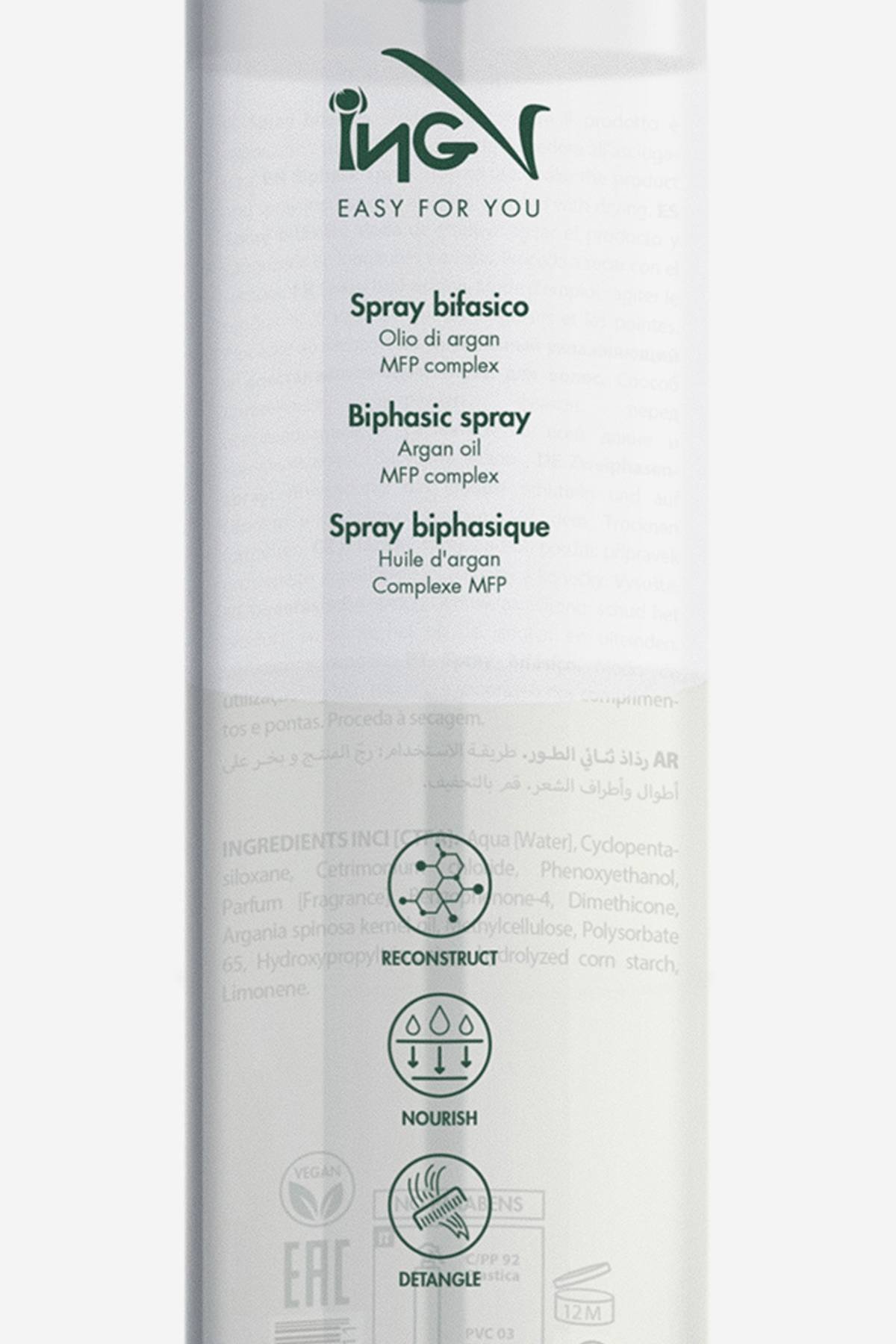 Spray bifásico ING 500 ml | De Prati Tienda Online