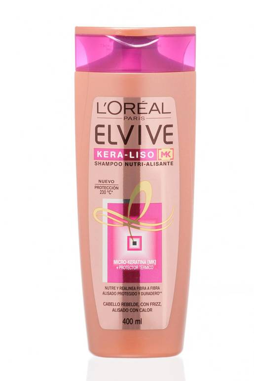 Shampoo L´Oreal Elvive Kera-Liso | Deprati Tienda Online