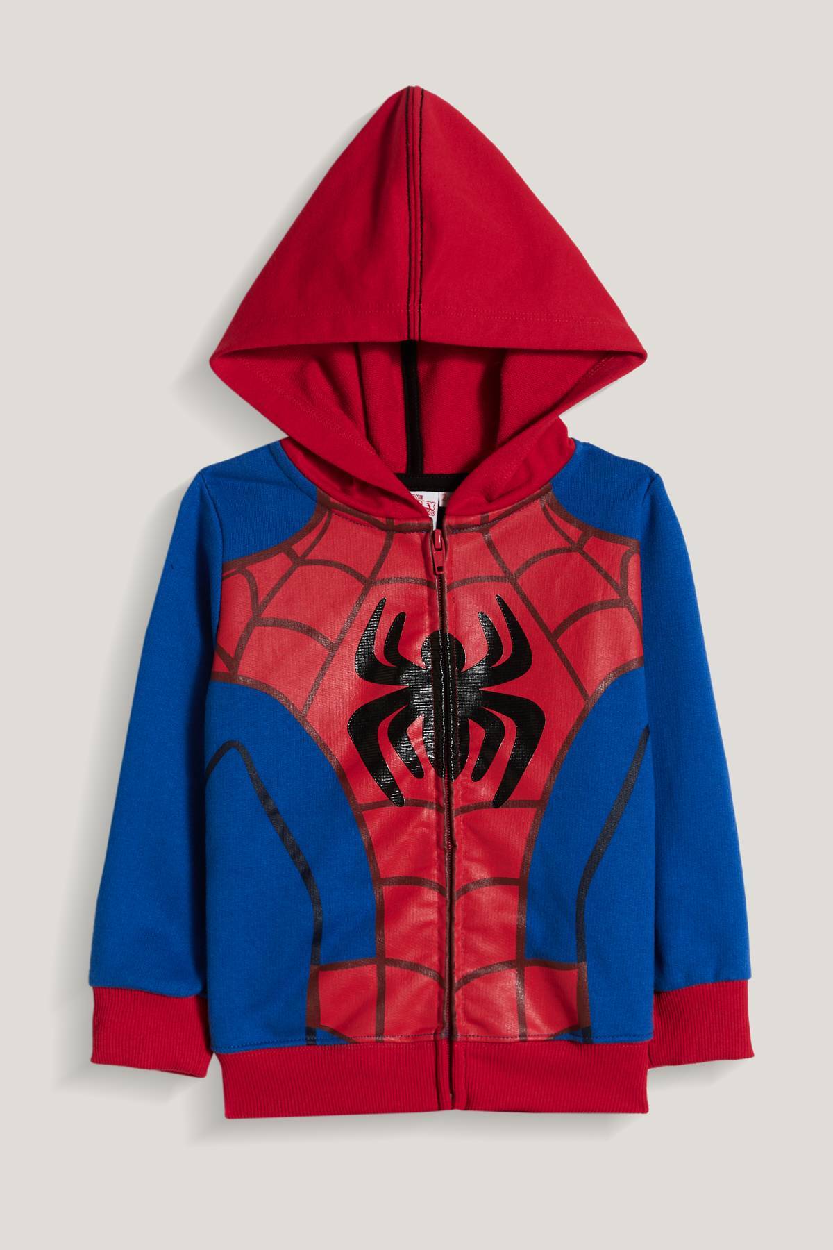 Chompa Tipo Disfraz con Capucha Spider-Man | De Prati Tienda Online