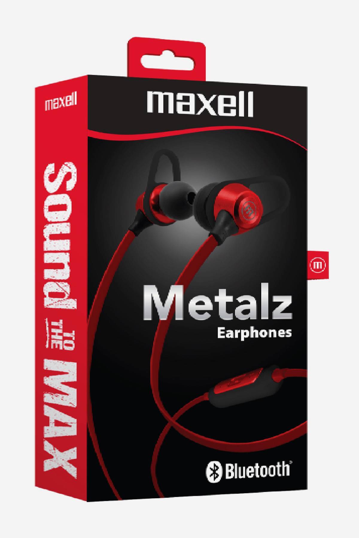 Audífonos Inalámbricos Maxell EB BT750 Metalz Rojo | Deprati Tienda Online