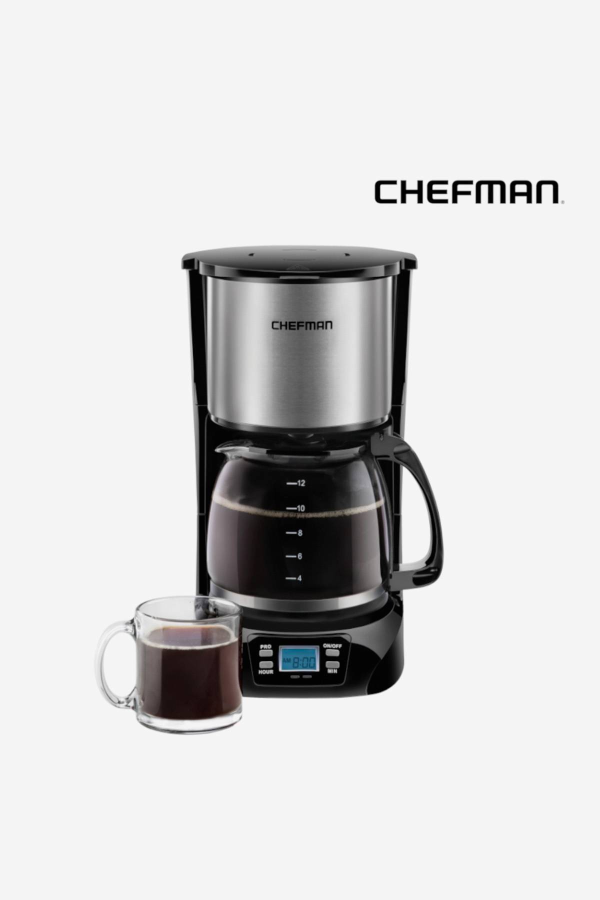 Cafetera Programable Chefman | Deprati Tienda Online