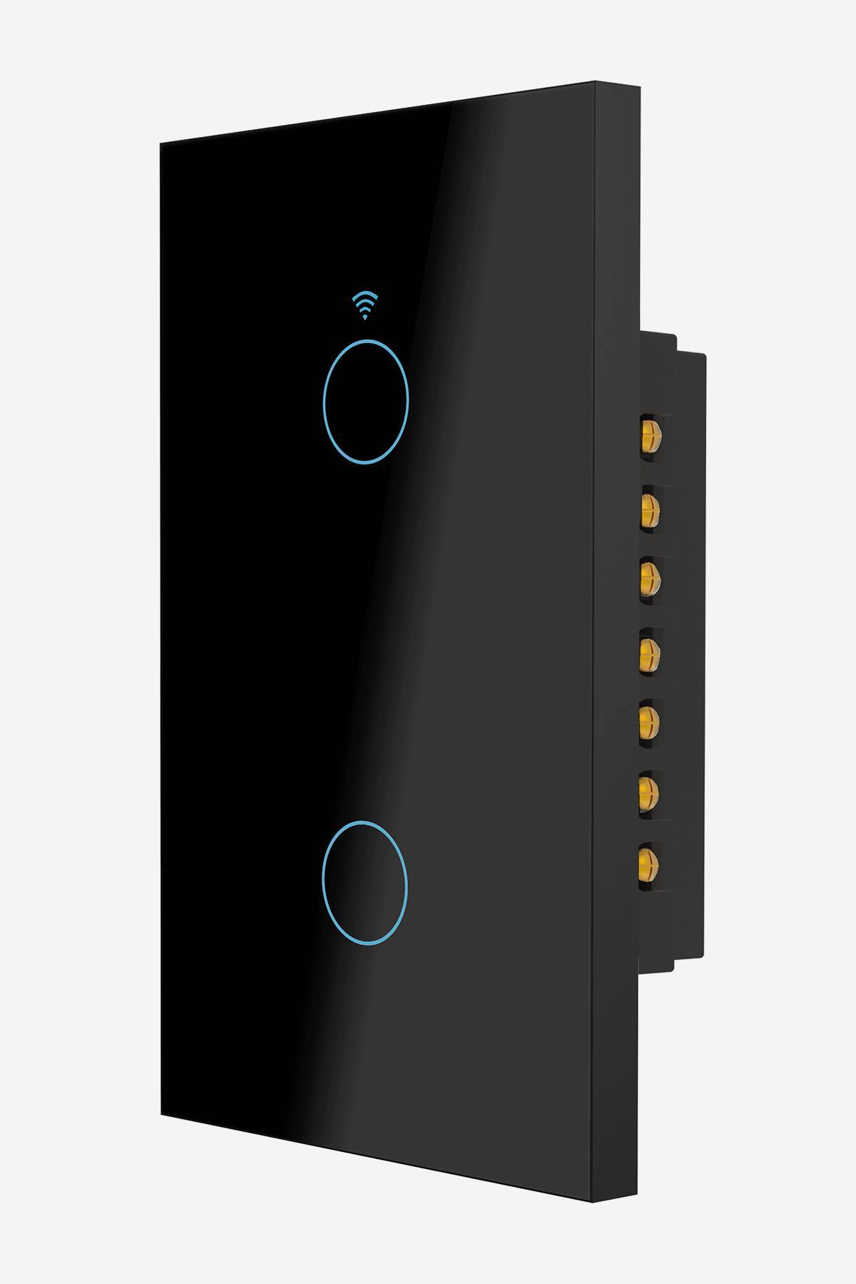 Interruptor Táctil Doble Smart Wifi Dexel Negro | Deprati Tienda Online