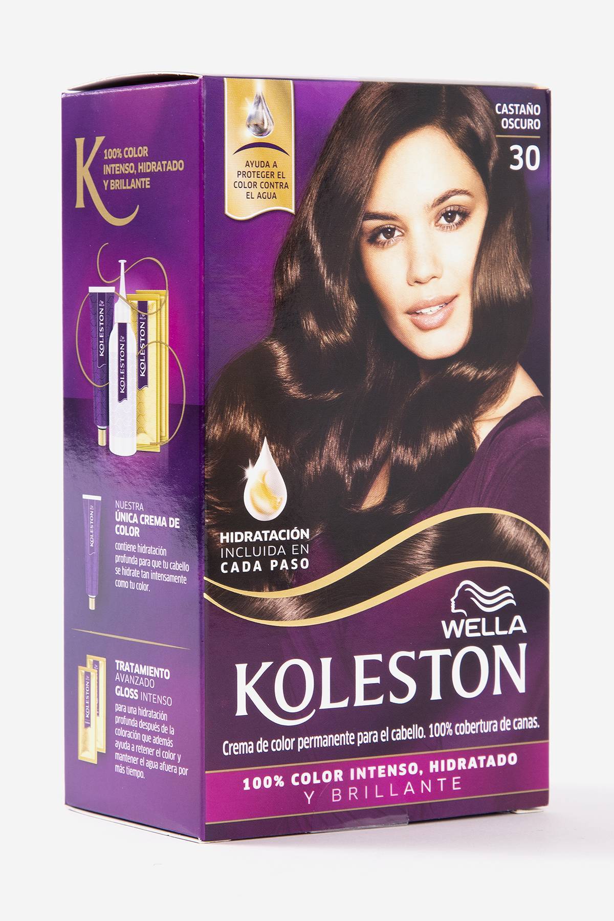 Tinte Permanente Wella Castaño Oscuro #30 | Deprati Tienda Online