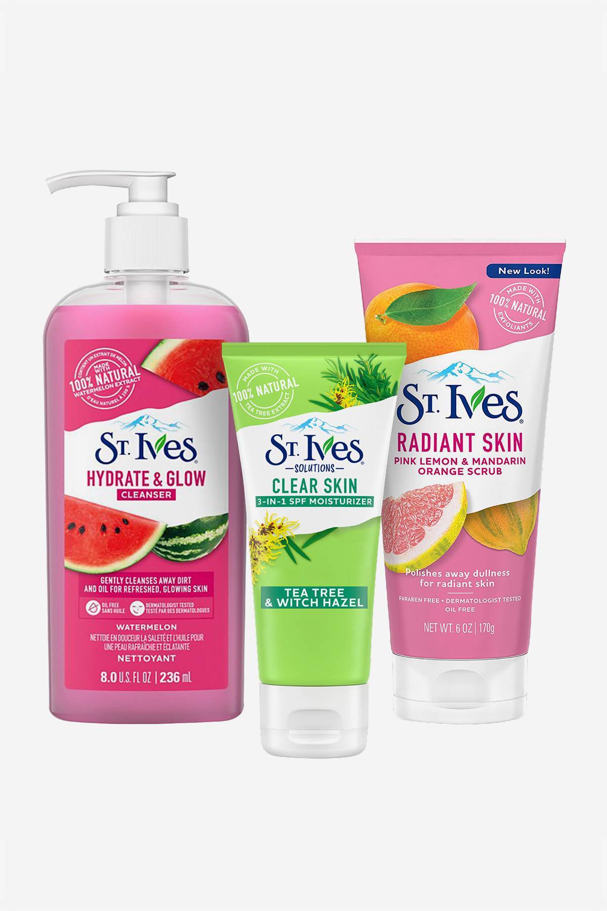 Set Rutina Facial St. Ives X3 | Deprati Tienda Online
