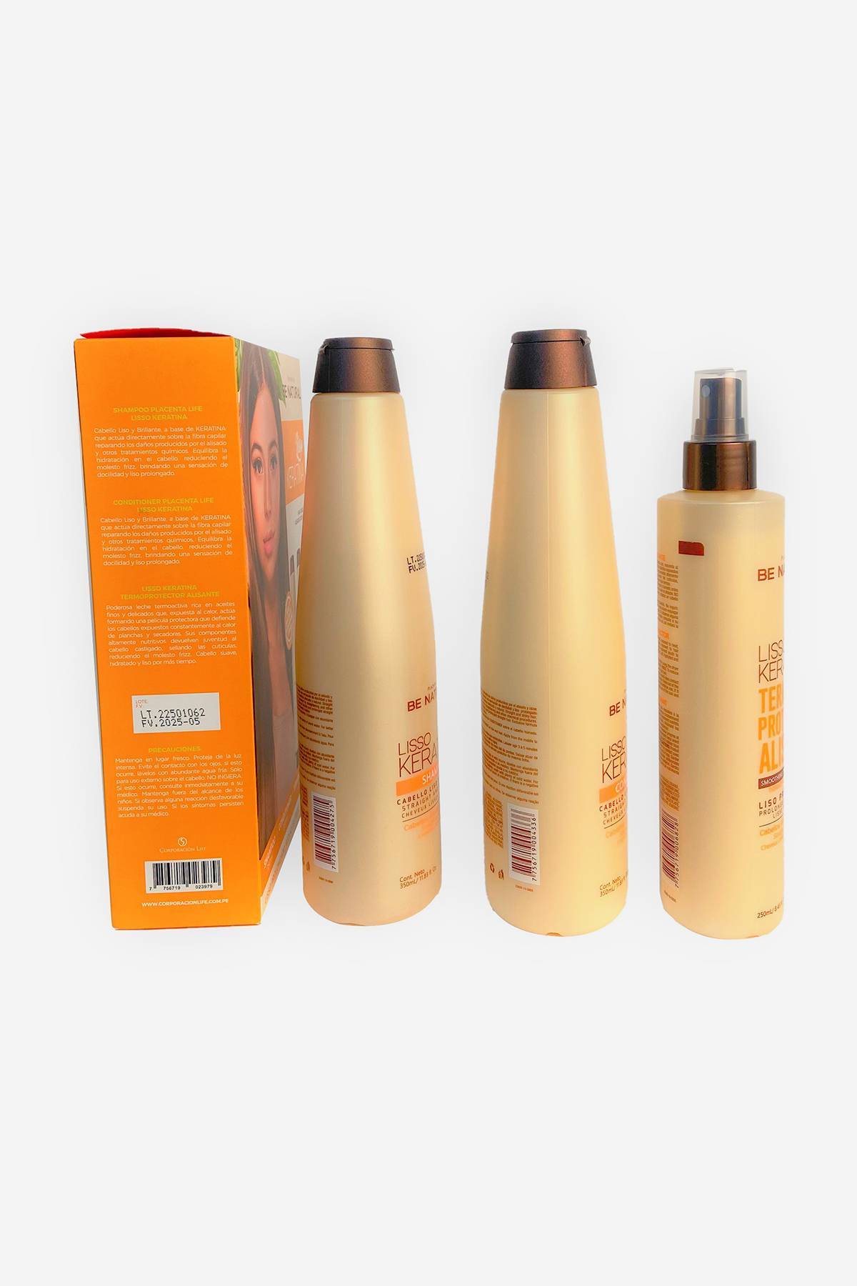 Set Lisso Keratina Placenta Life x3 | Deprati Tienda Online