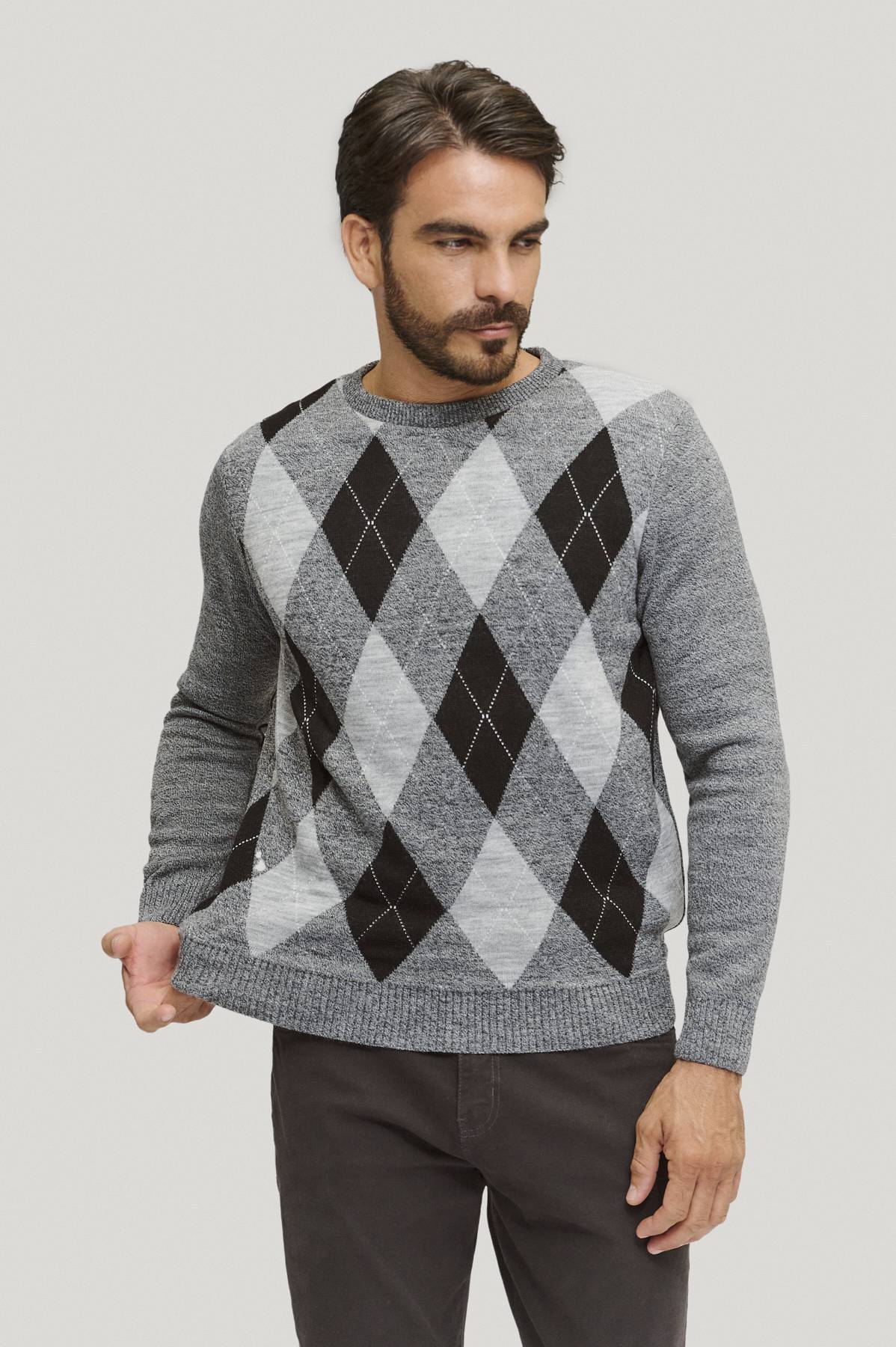 Sweater con Rombos Stefano | Deprati Tienda Online
