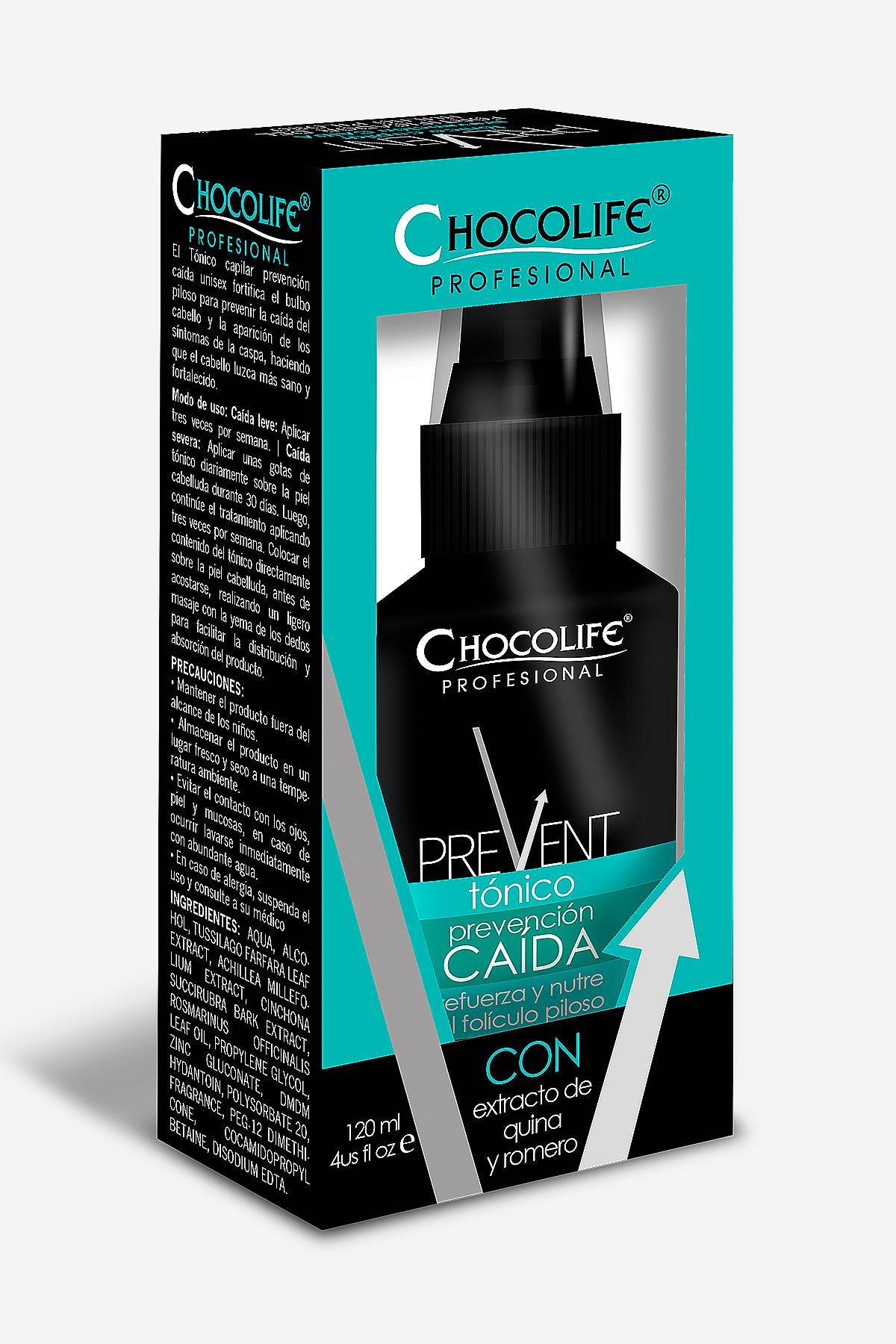 Tónico Chocolife Profesional Prevent 120ml | Deprati Tienda Online