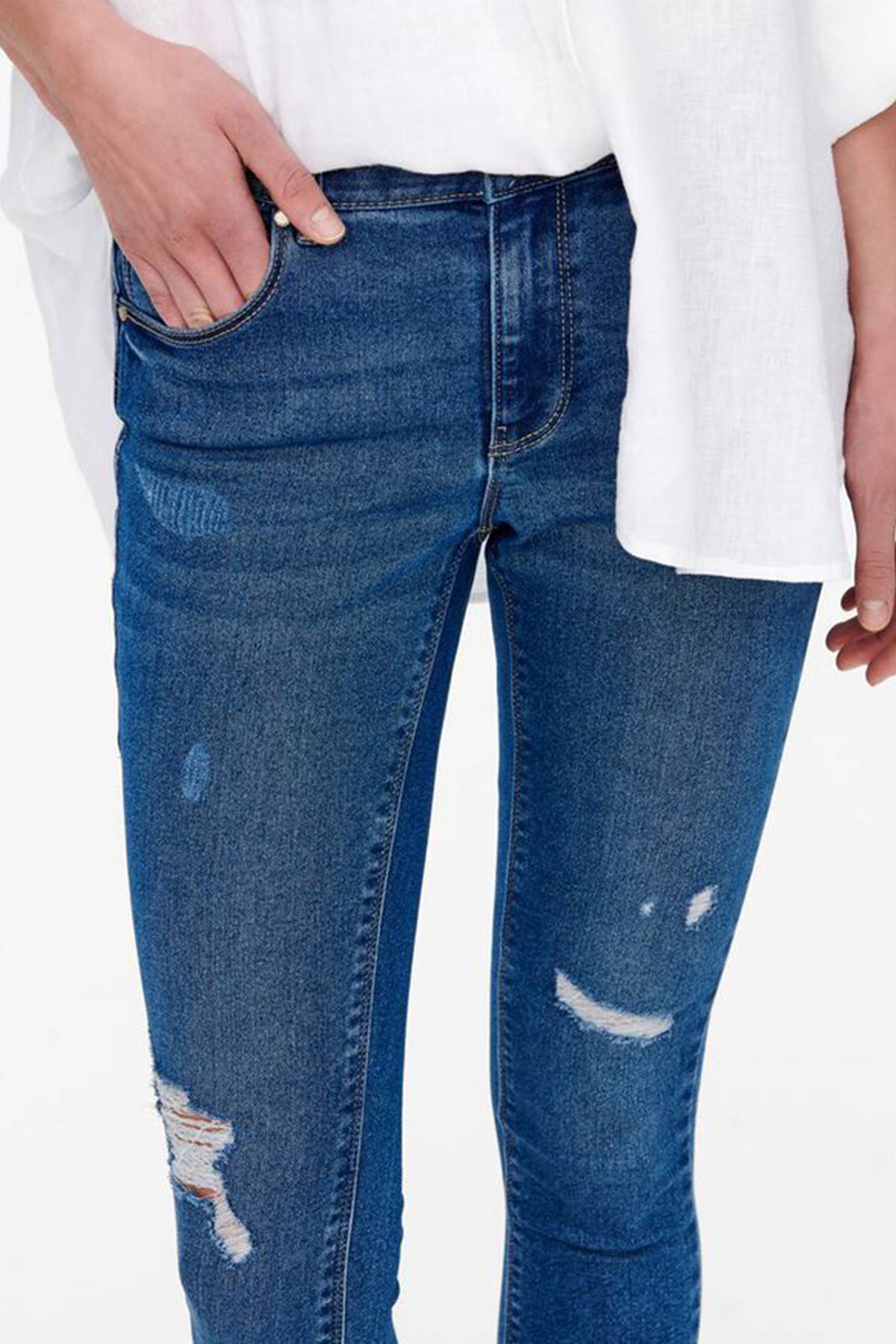 Jeans Skinny con Rasgados Only | De Prati Tienda Online