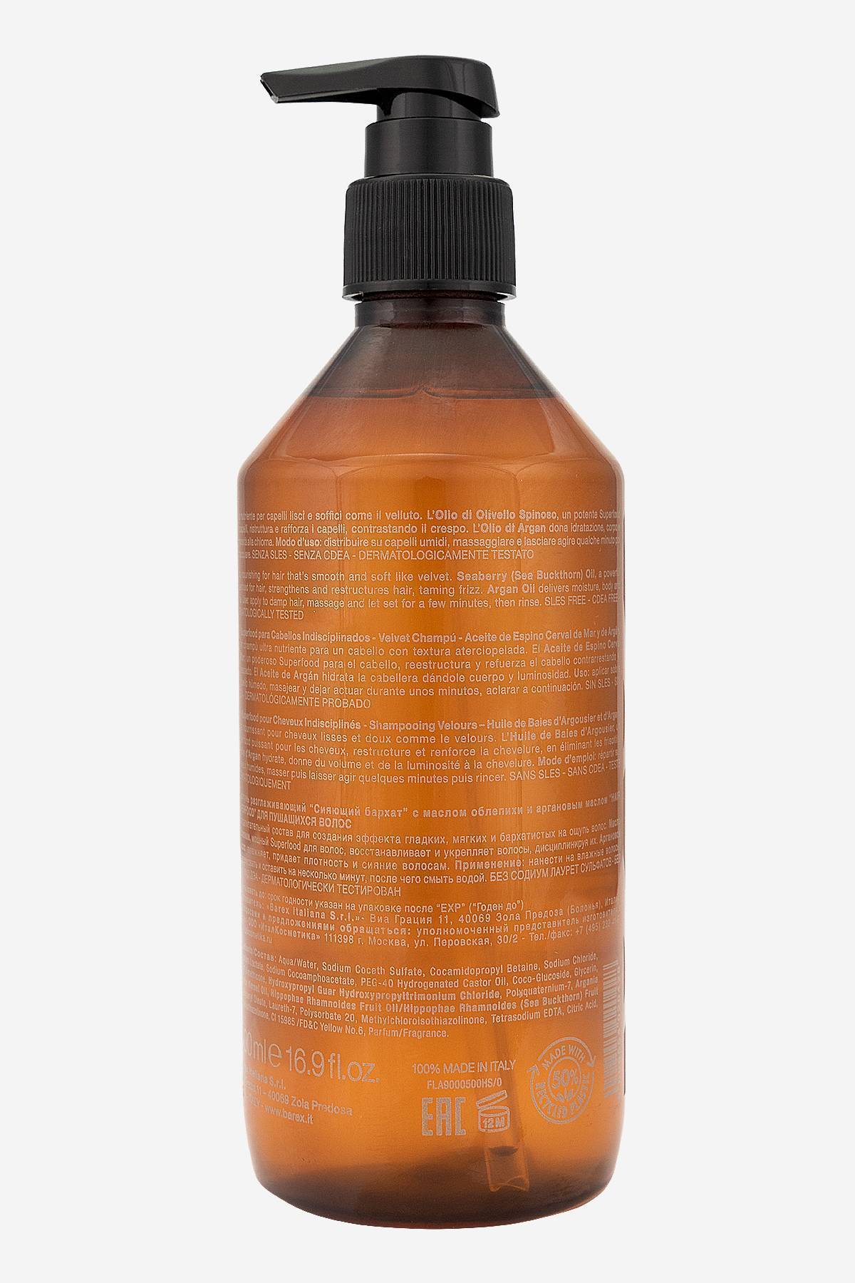 Shampoo Velvet Contempora 500 ml | Deprati Tienda Online