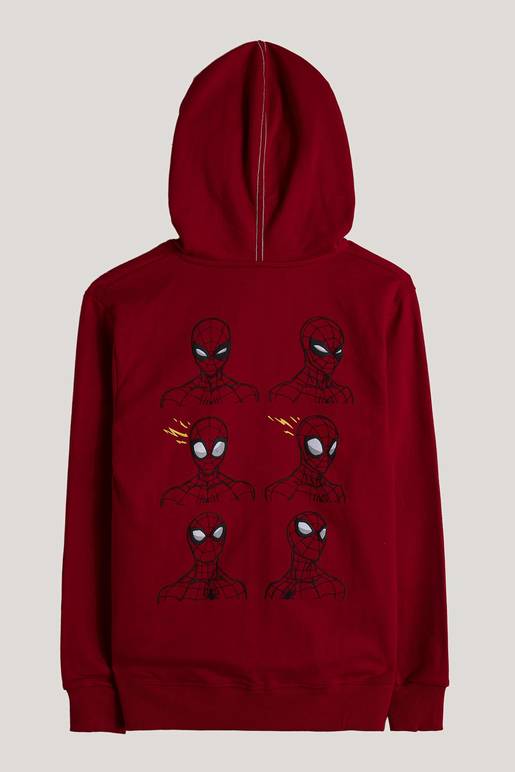 Chompa Estampada con Capucha Spiderman | De Prati Tienda Online
