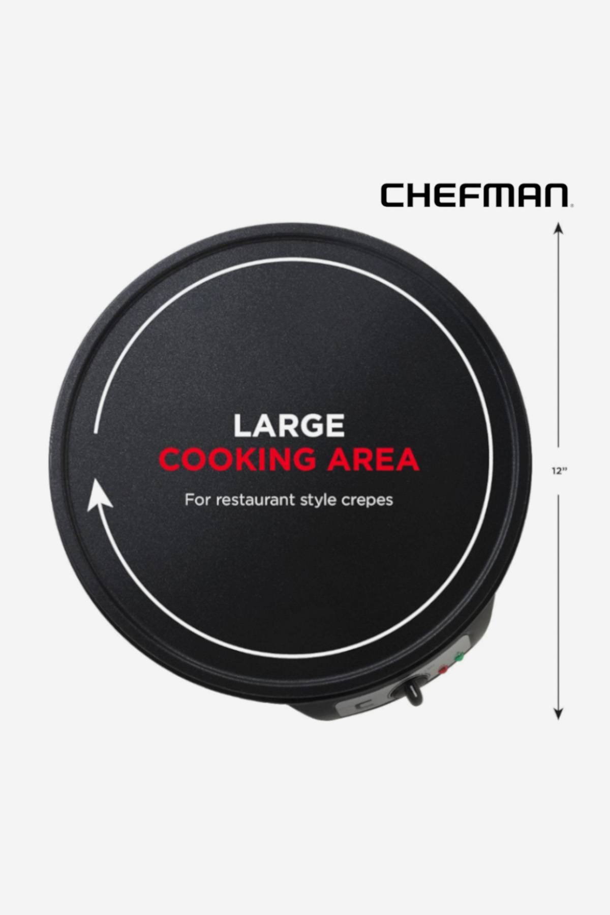 Crepera Chefman 1000 Watts | Deprati Tienda Online