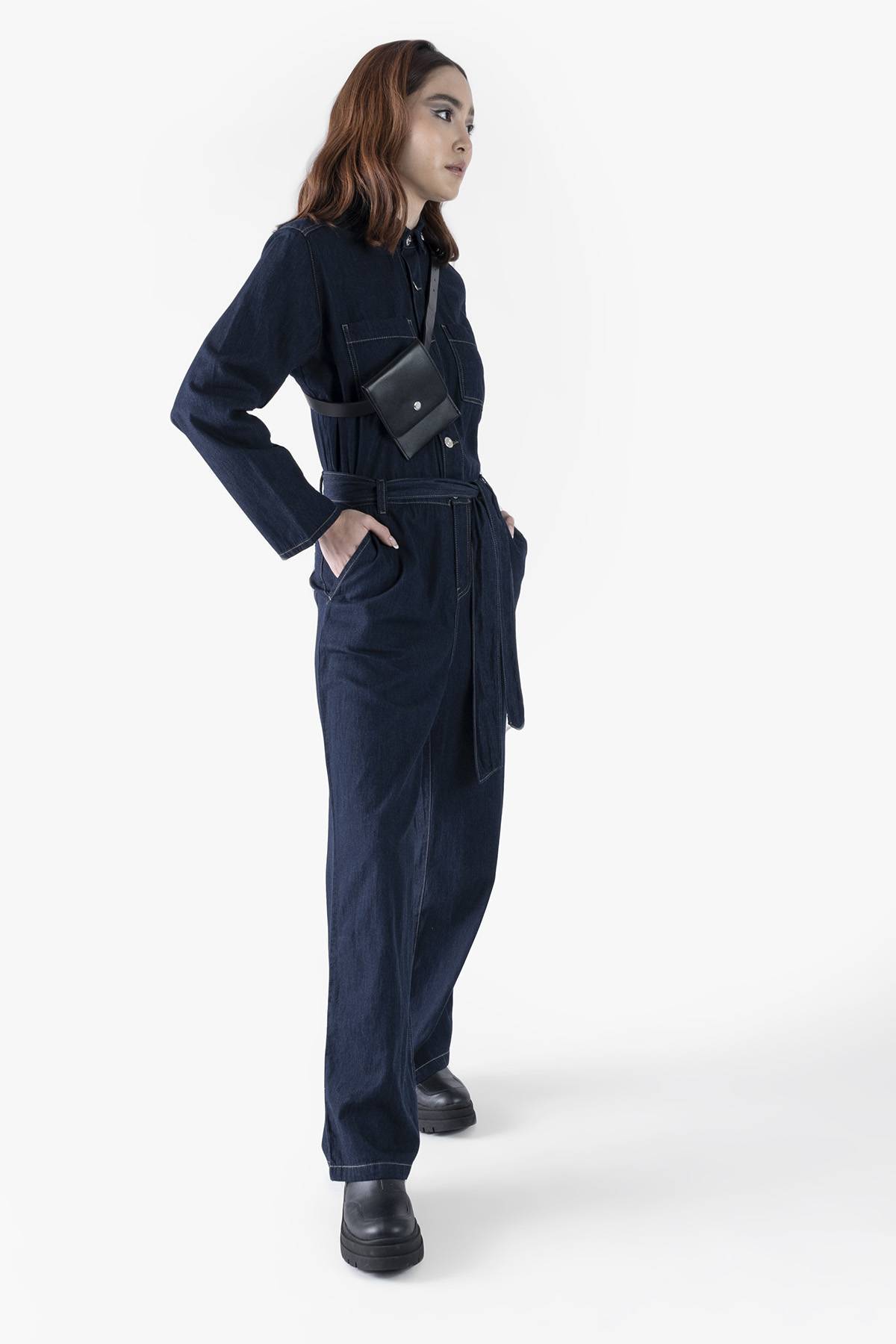 Enterizo Denim H&O | De Prati Tienda Online