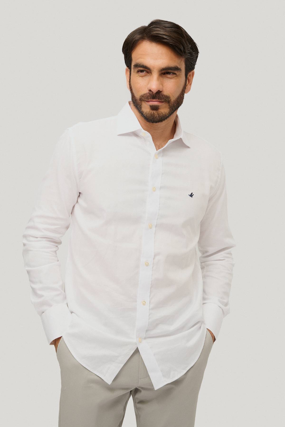 Camisa Regular Manga Larga Brooksfield | Deprati Tienda Online