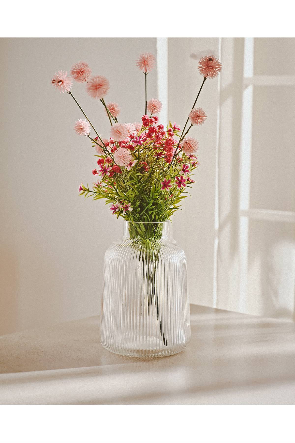 Florero Transparente Deconova 20 cm | Deprati Tienda Online