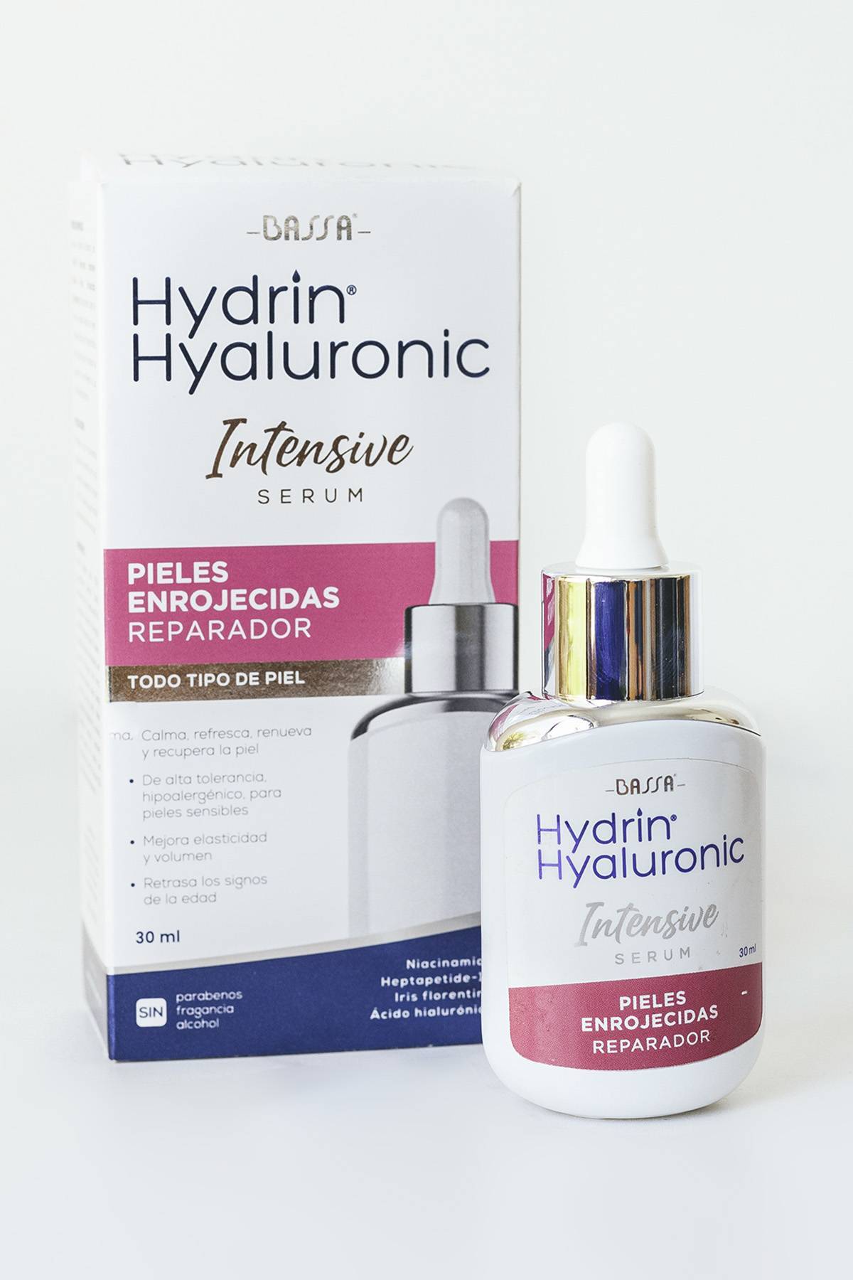 Sérum Calmante Antirojeces Reparador Bassa 30 ml | Deprati Tienda Online