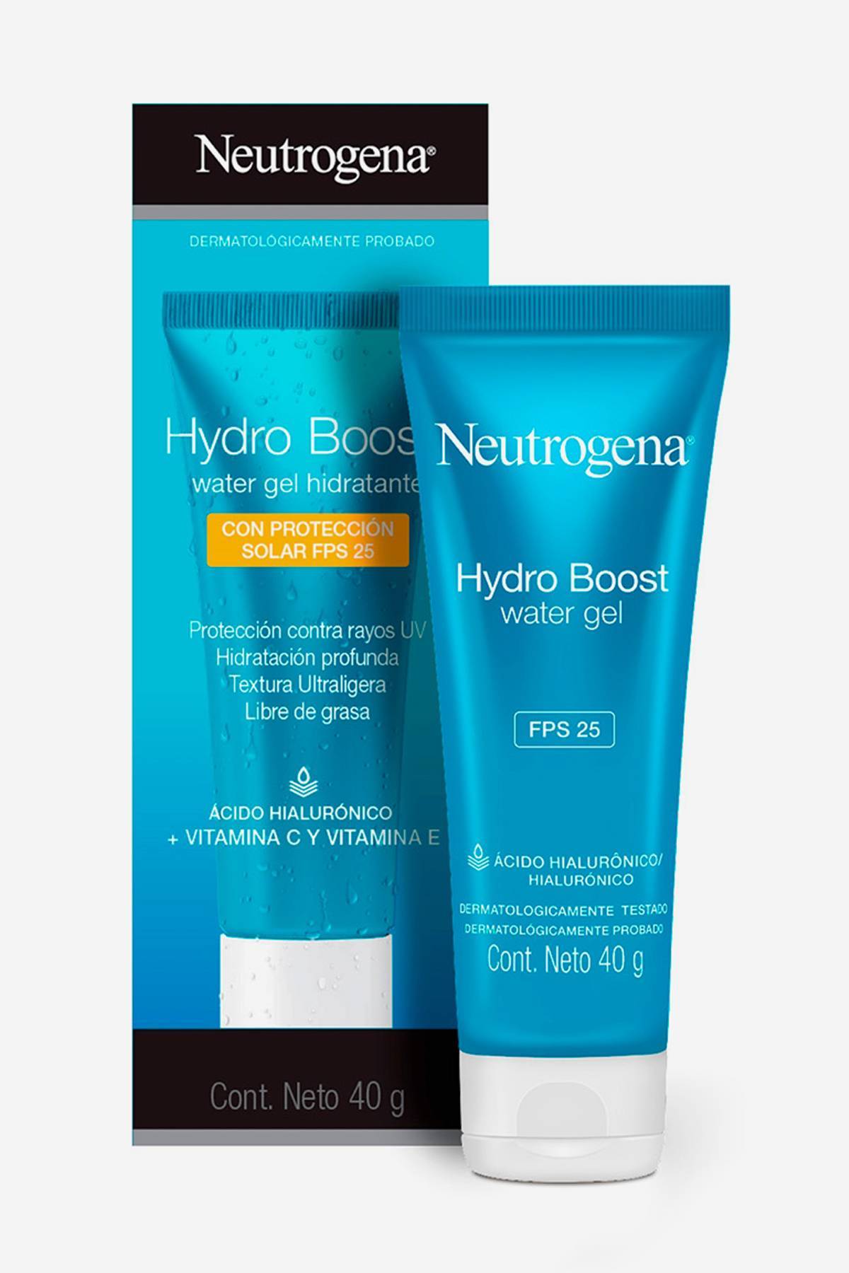 Crema Hidratante Facial en Gel Hydro Boost con Ácido Hialurónico FPS 25 ...
