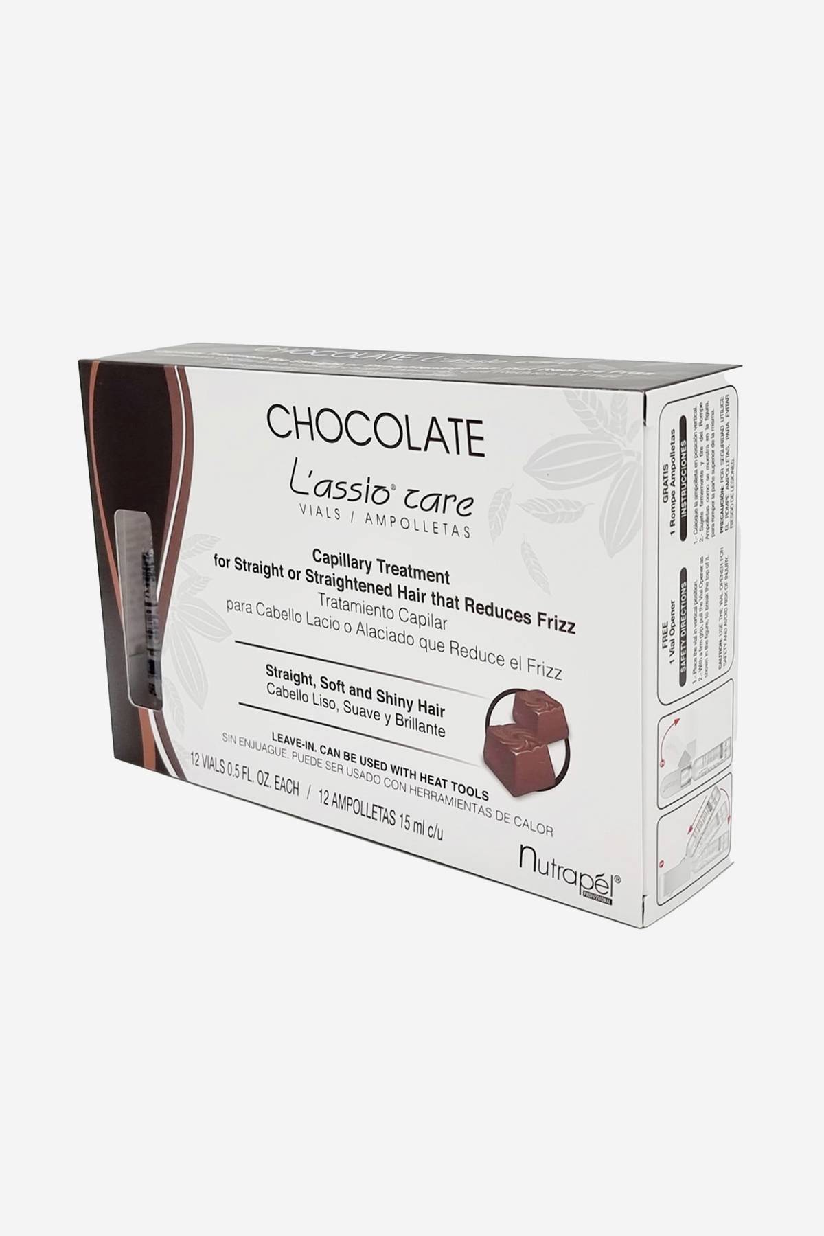 Set de Ampollas Capilares Lassio Chocolate Keráctive X12 | Deprati ...