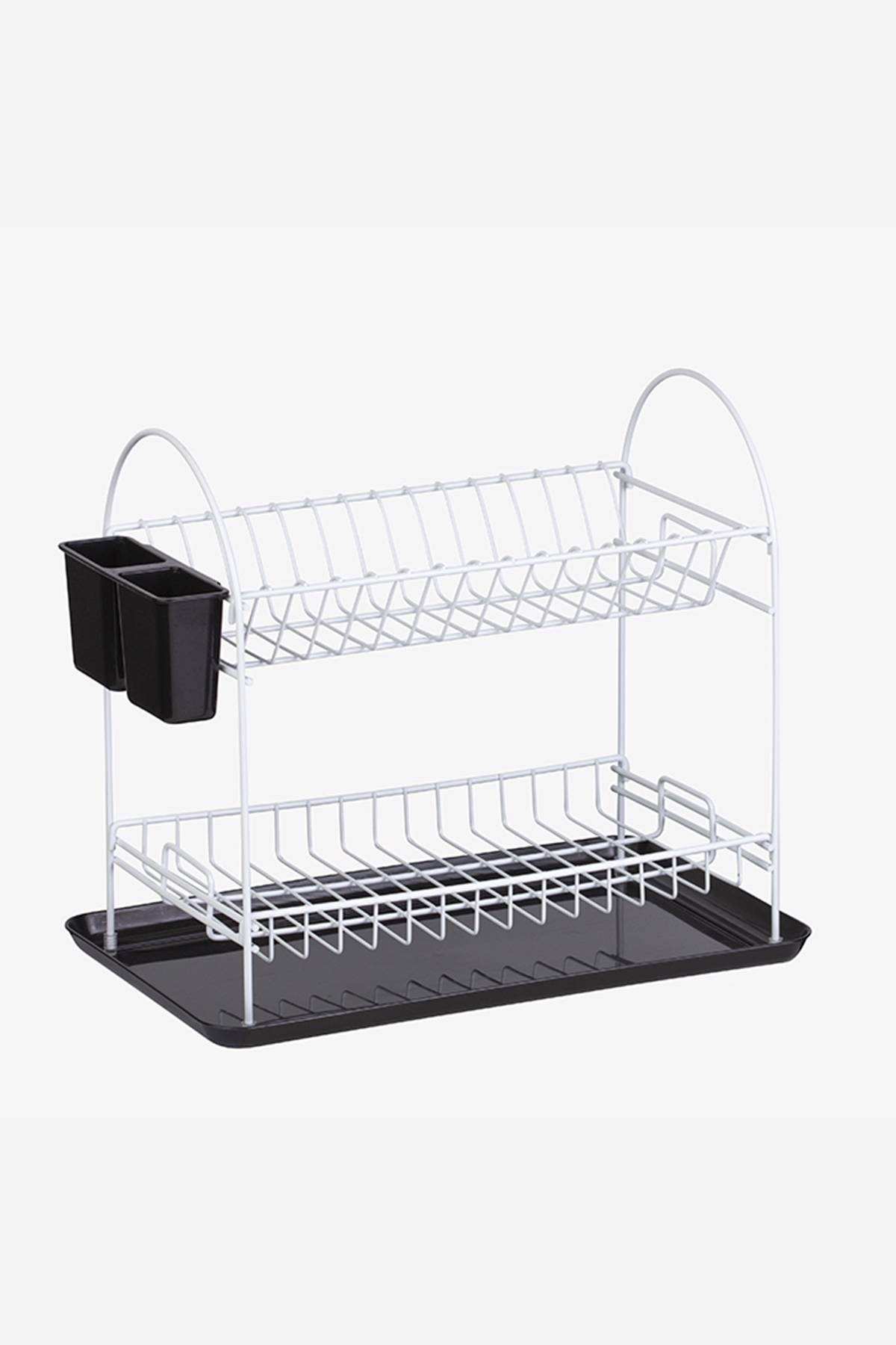 Escurridor de Platos 2 Niveles Blanco Metalife | Deprati Tienda Online