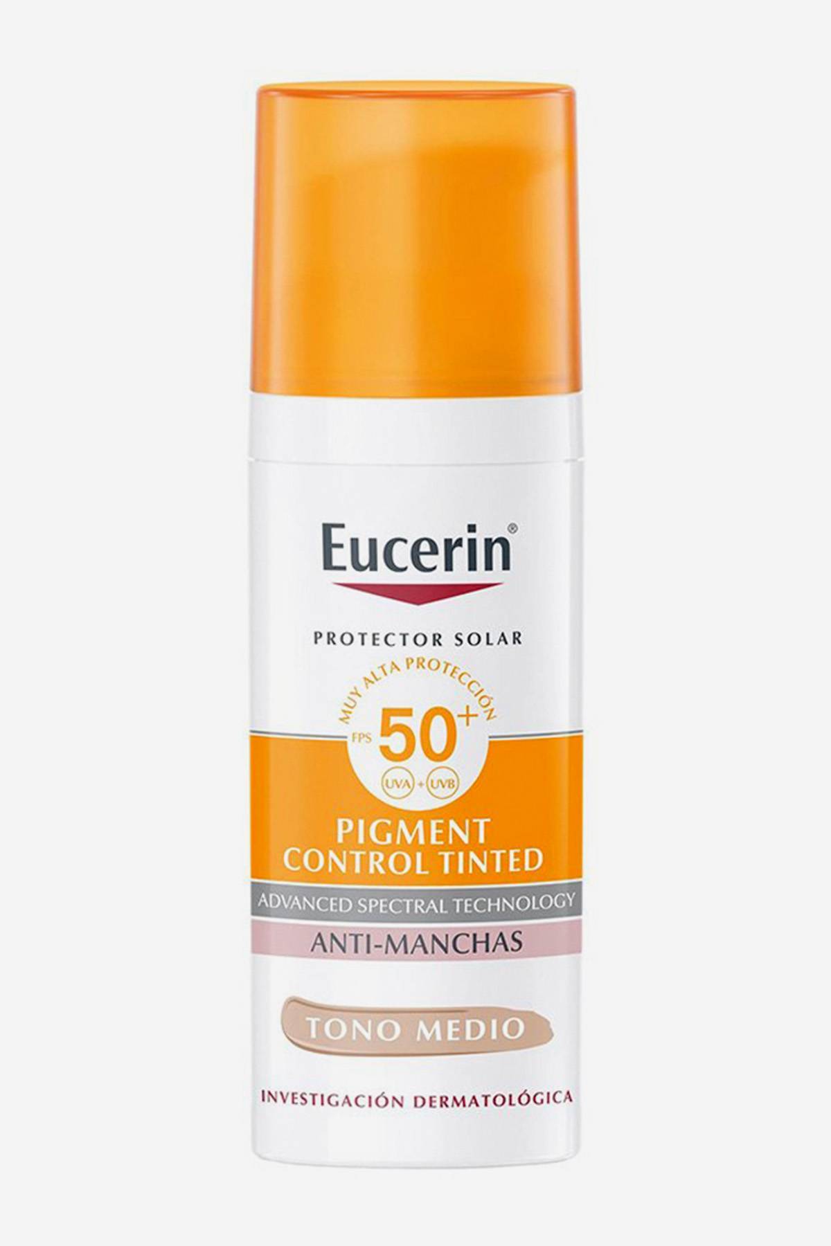 Protector Solar Facial Pigment Control SPF50+ Eucerin Tono Medio 50ml ...