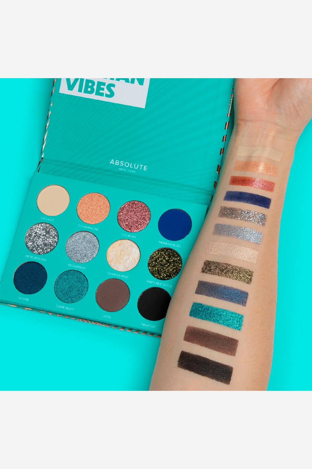 Paleta de Sombras Absolute New York Metropolitan Vibes x12 | Deprati ...