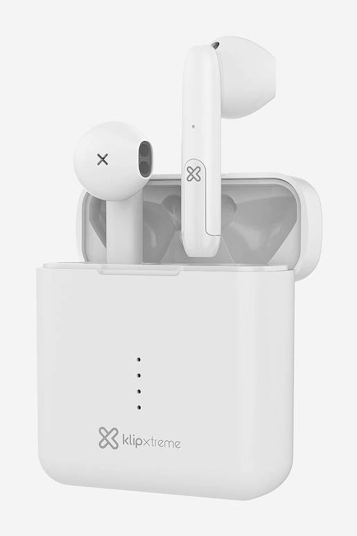 Audífonos Inalámbricos Klip Xtreme Twin Touch KTE-010 Blancos | De Prati Tienda Online
