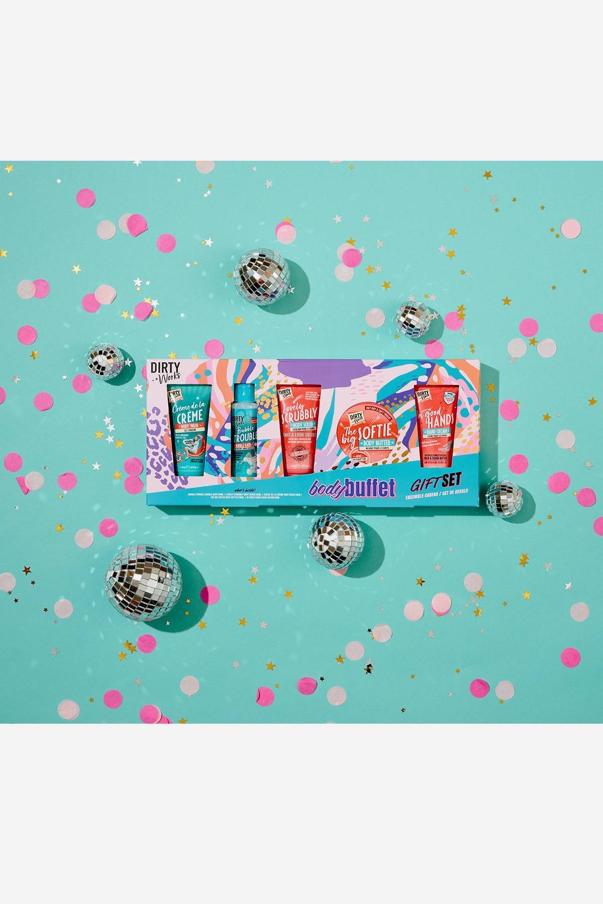 Set Body Buffet Dirty Works x5 | Deprati Tienda Online