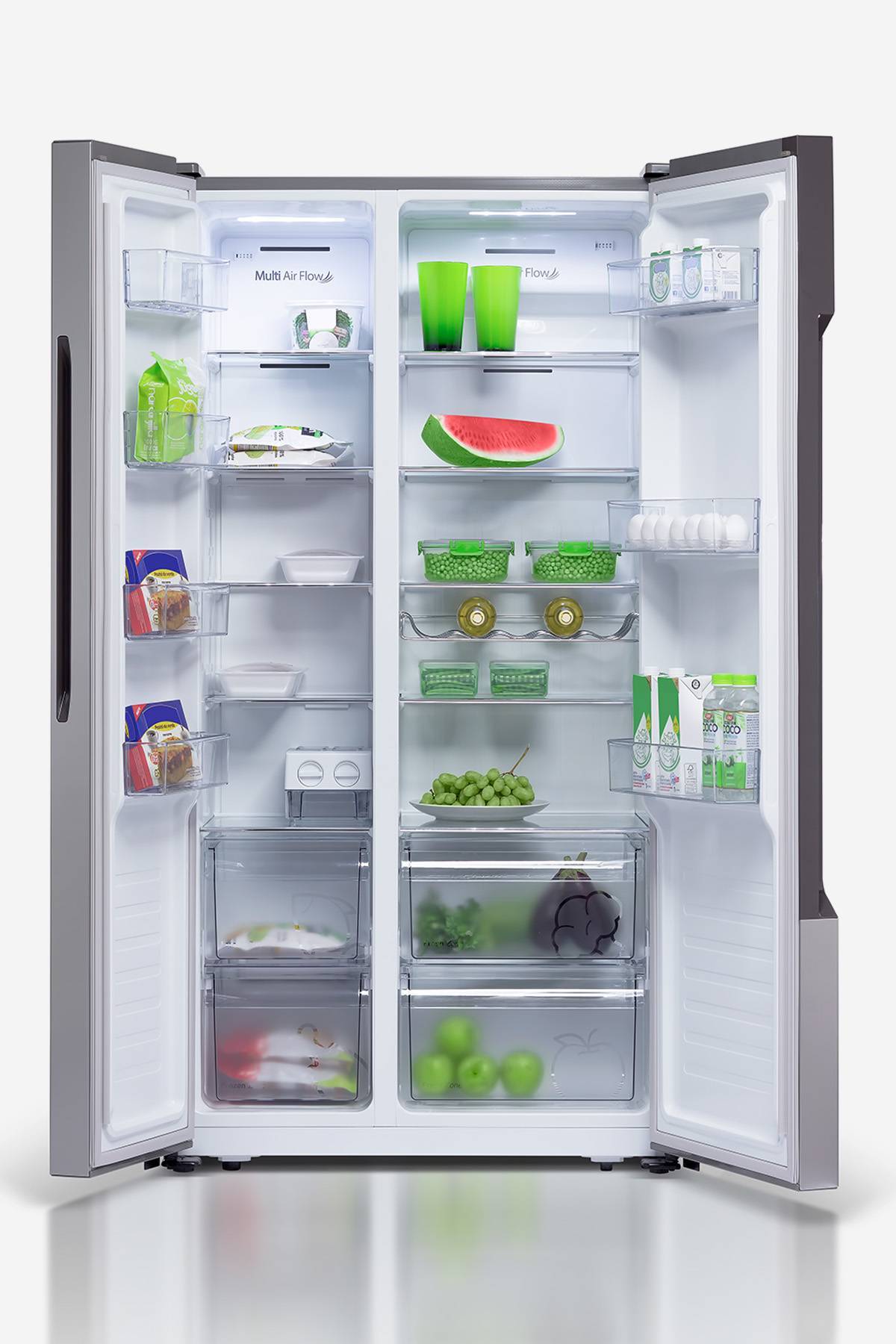 Refrigeradora Panel Digital Cromado Indurama RI-780I ND 566 Litros ...