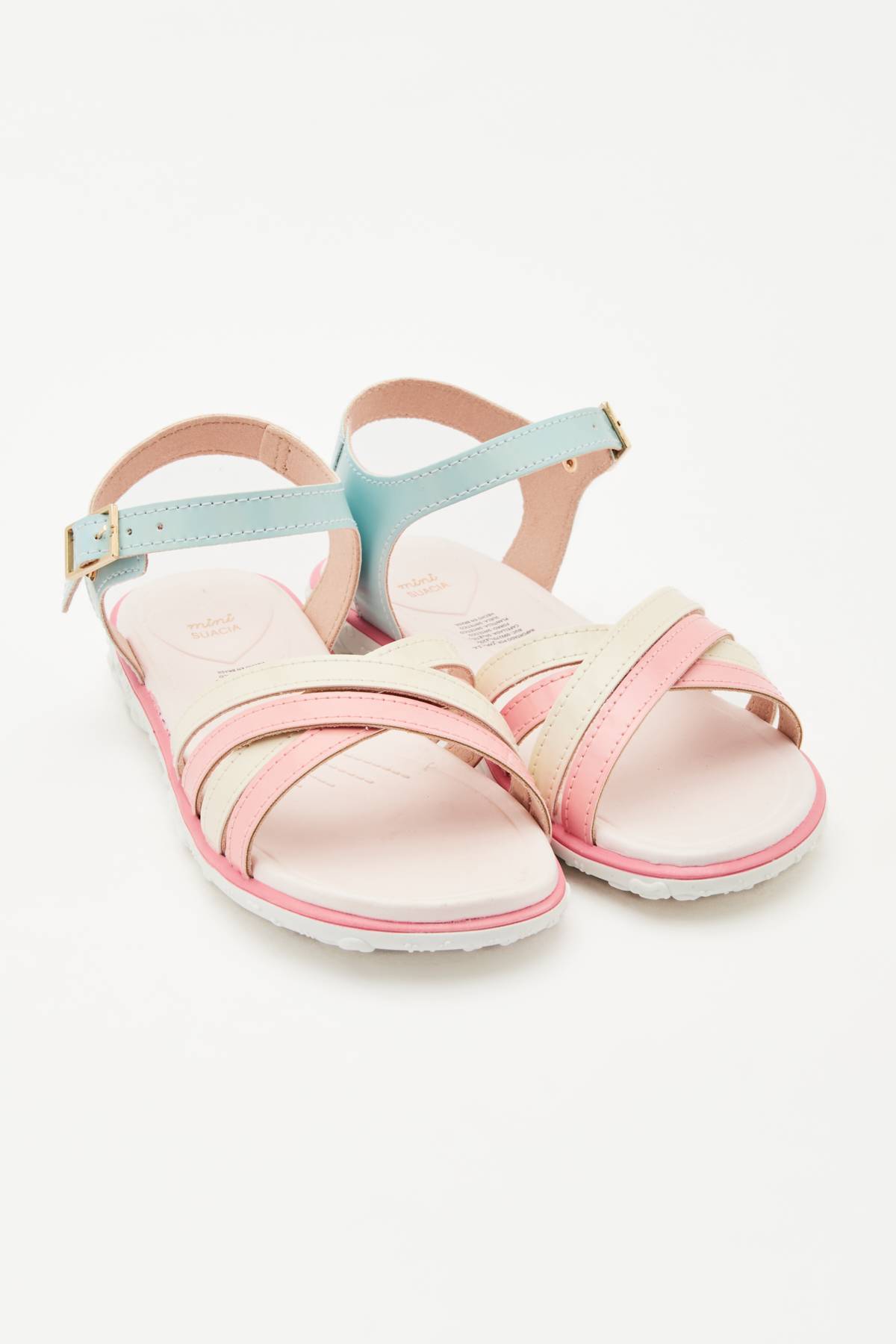 Sandalia de Tiras Cruzadas Mini Sua Cia | De Prati Tienda Online