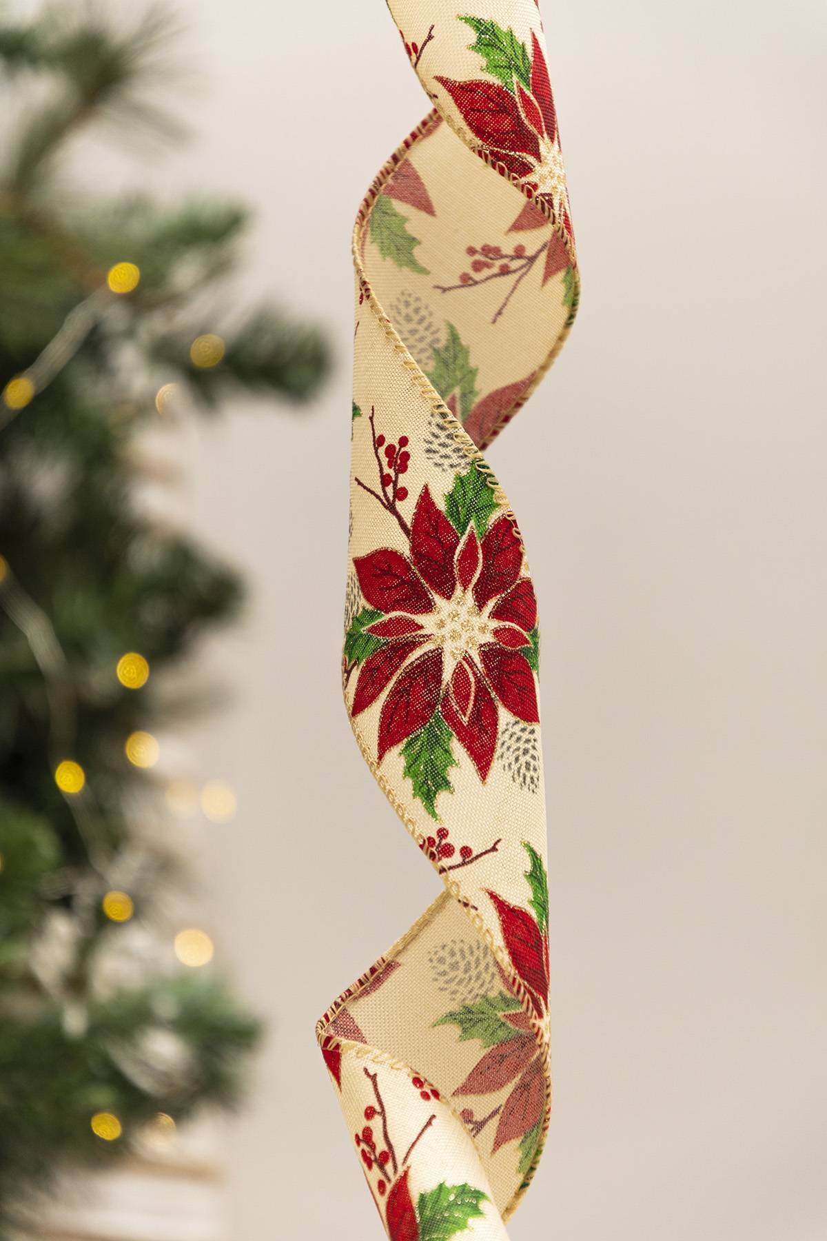 Cinta Decorativa 10 Yardas Beige Celina | De Prati Tienda Online