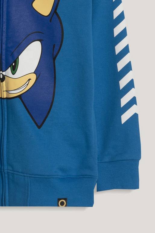 Chompa Bomber Estampada Sonic | De Prati Tienda Online
