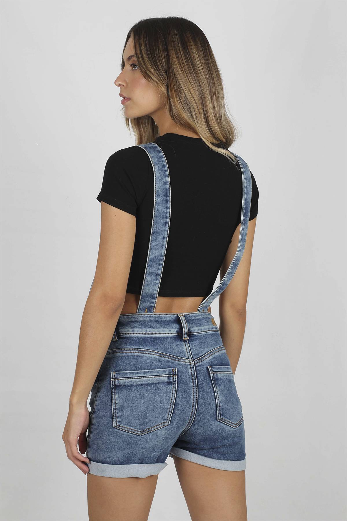 Overol Short Blue Theory | De Prati Tienda Online