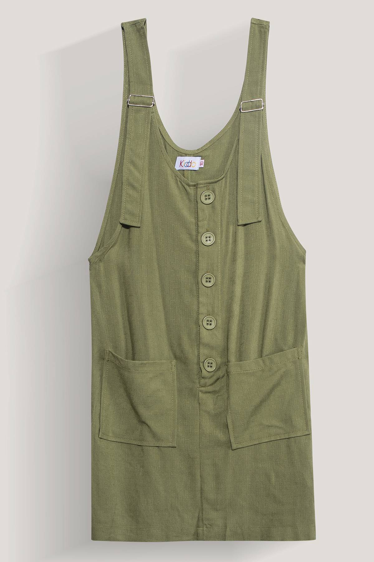 Vestido Overol con Botones Kiddo | De Prati Tienda Online