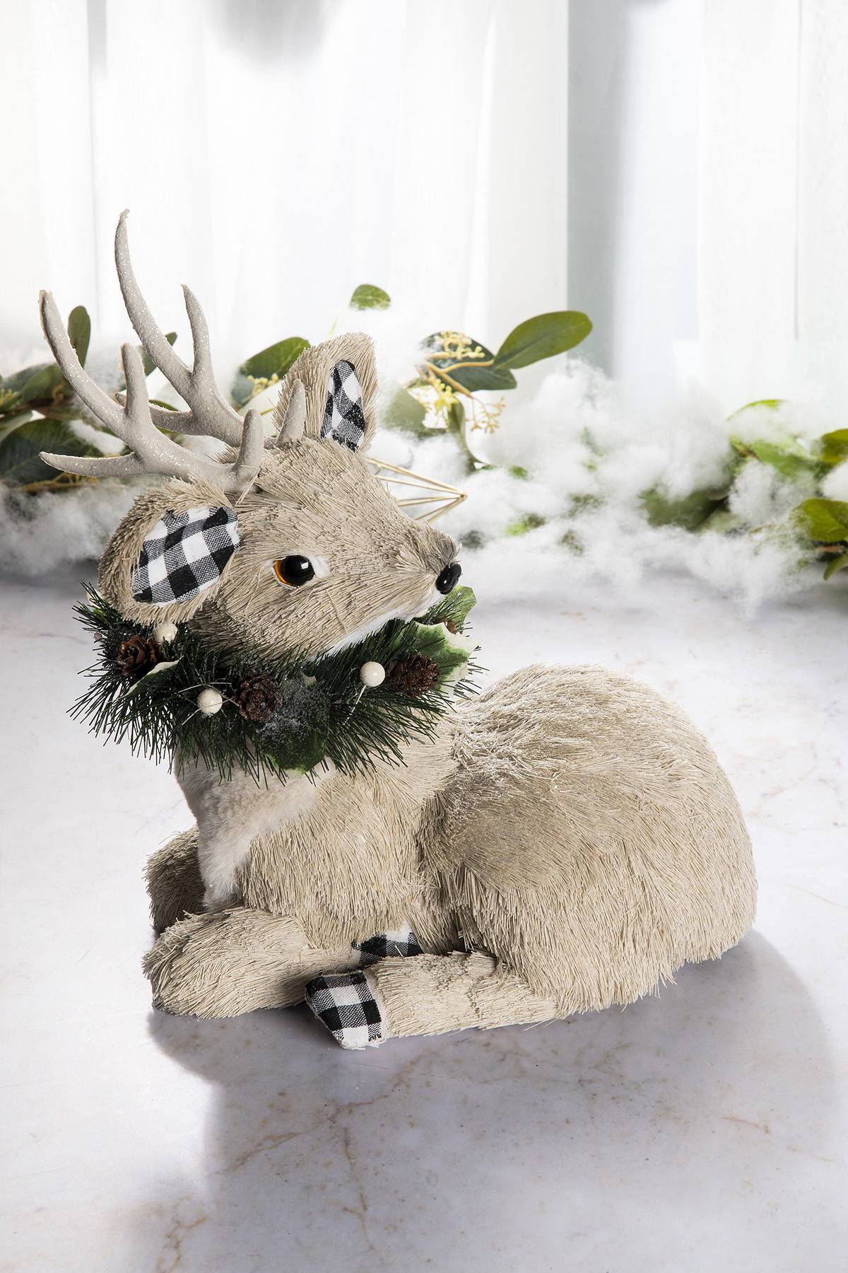 Figura Decorativa Venado Acostado Deconova Christmas | De Prati Tienda ...