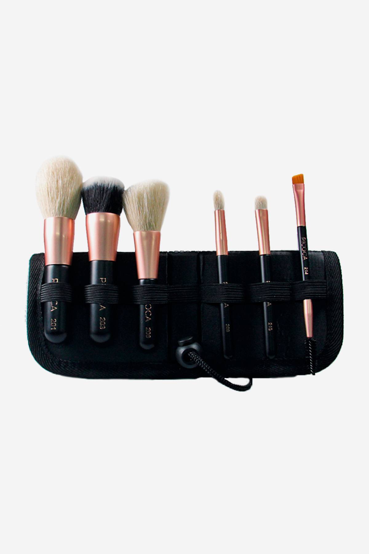 Set de Brochas Mini x 6 + Estuche Picoca | Deprati Tienda Online
