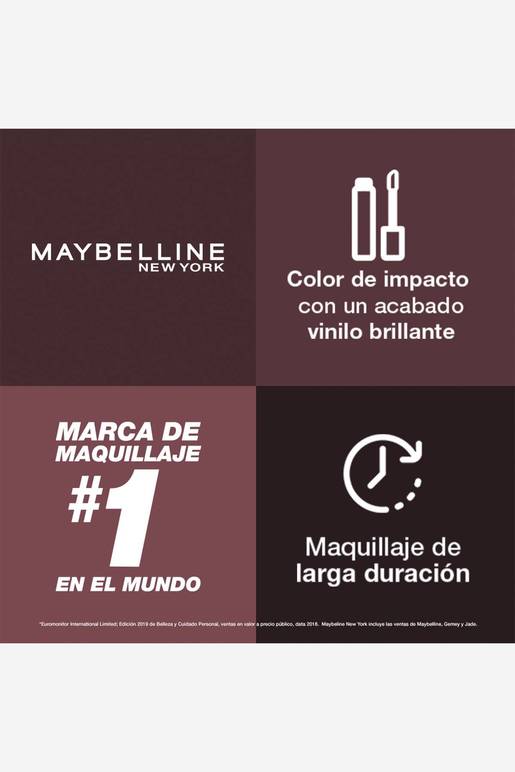 Labial Líquido Super Stay Vinyl Ink Maybelline Fearless | De Prati ...