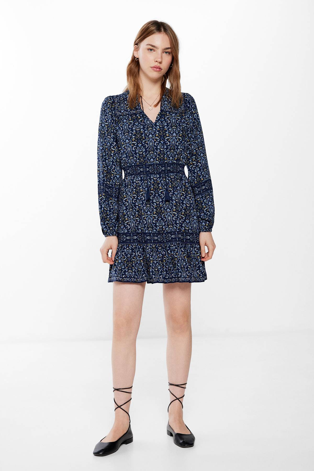 Vestido All Over Print Springfield | De Prati Tienda Online