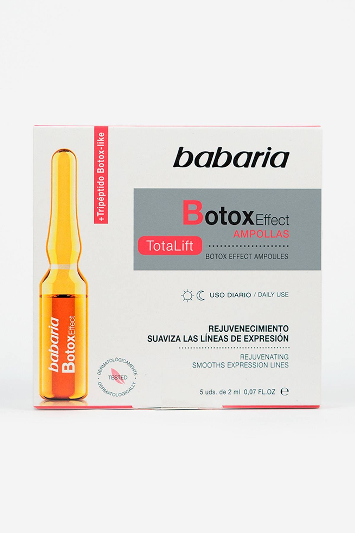 Ampollas Antiedad Botox Effect Babaria x5 | Deprati Tienda Online
