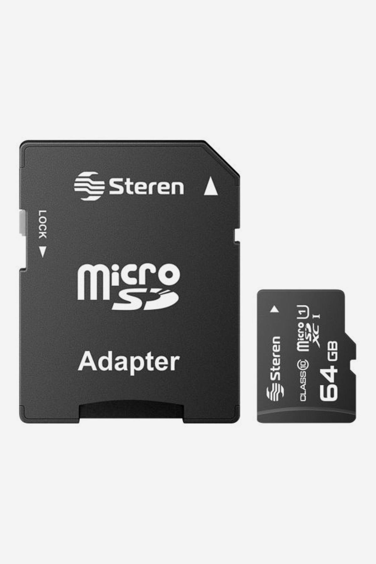 Memoria MicroSD XC 64 GB Steren MSD-064ST | Deprati Tienda Online