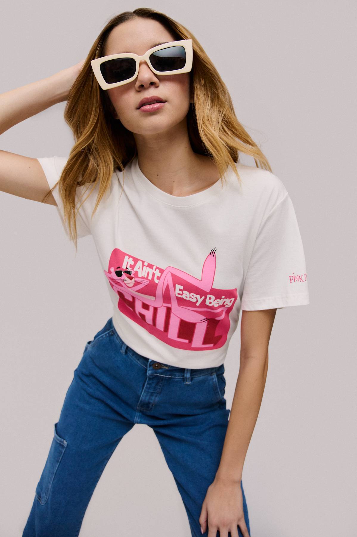 Camiseta Estampada Pantera Rosa | De Prati Tienda Online
