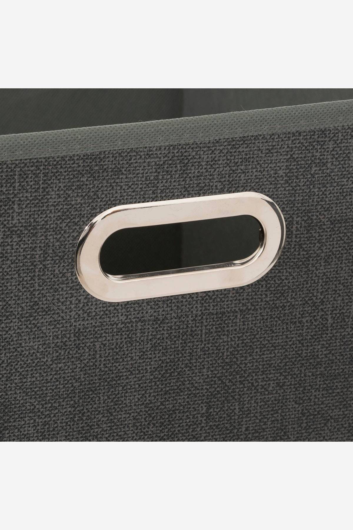 Caja Organizadora Gris Oscuro Five | De Prati Tienda Online