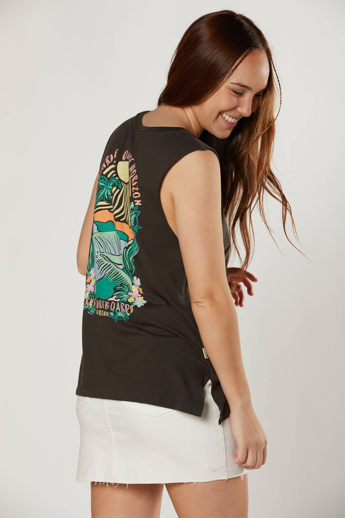 Camiseta Muscle Tee Estampada Rusty | De Prati Tienda Online