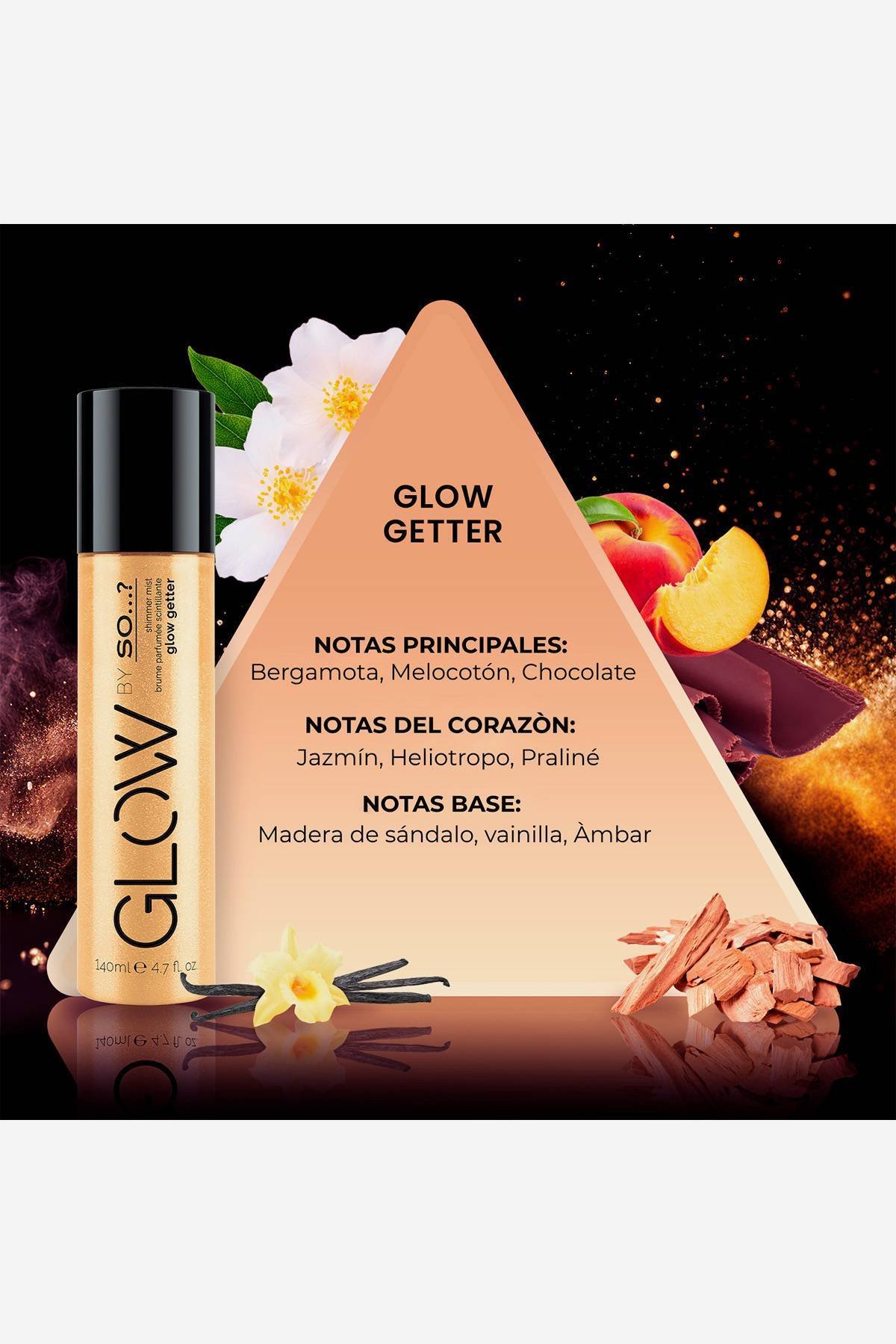 Splash Getter Shimmer Glow By So..? 140 ml | Deprati Tienda Online