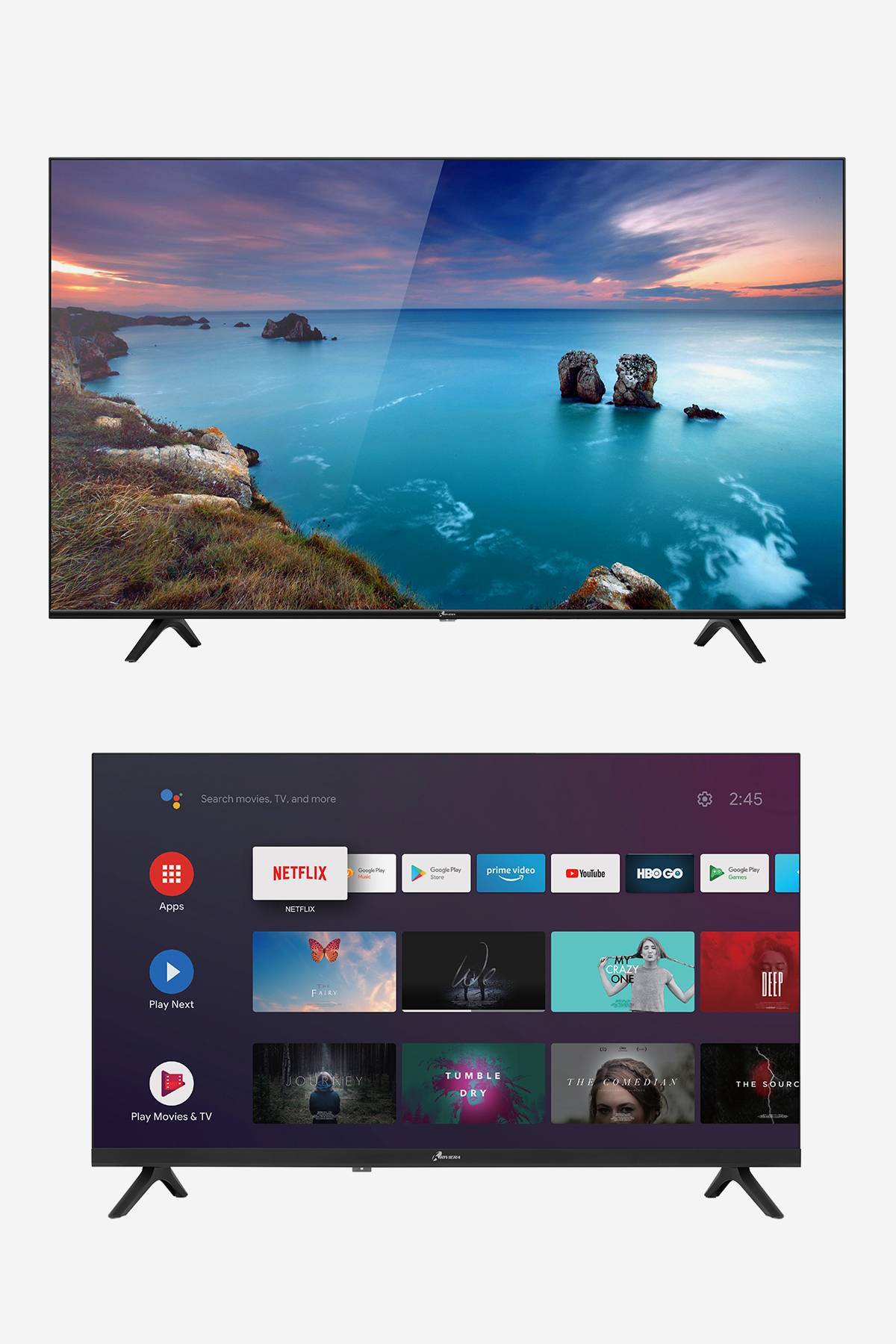Combo Android TV 4K UHD 50 Pulgadas + Android TV HD Riviera 32 Pulgadas | Deprati Tienda Online