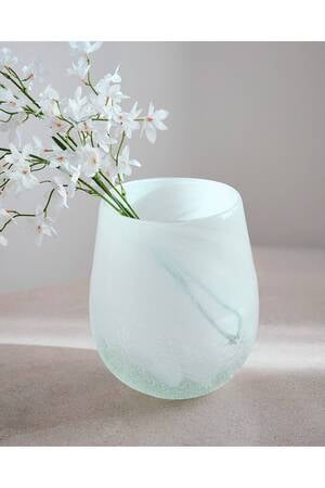 Florero Blanco Deconova 33 cm | Deprati Tienda Online