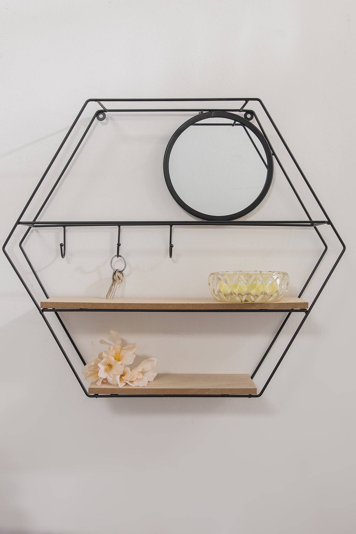 Repisa con Ganchos y Espejo Concepts | De Prati Tienda Online
