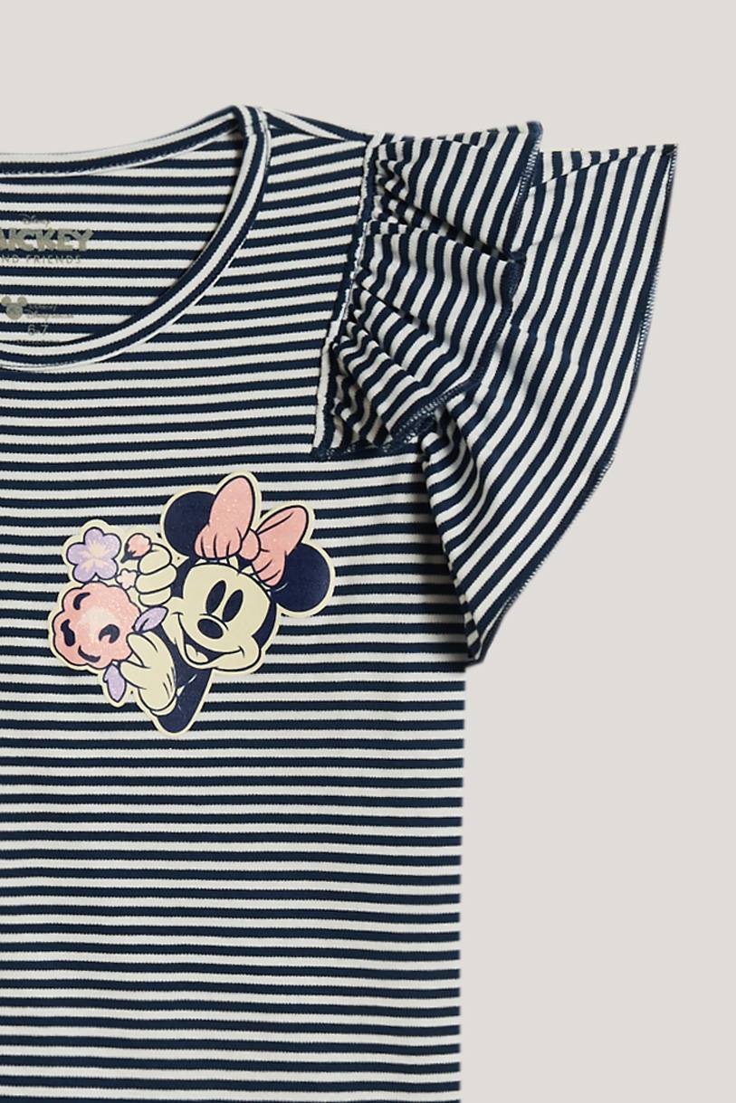 Camiseta a Rayas con Estampado Minnie | De Prati Tienda Online