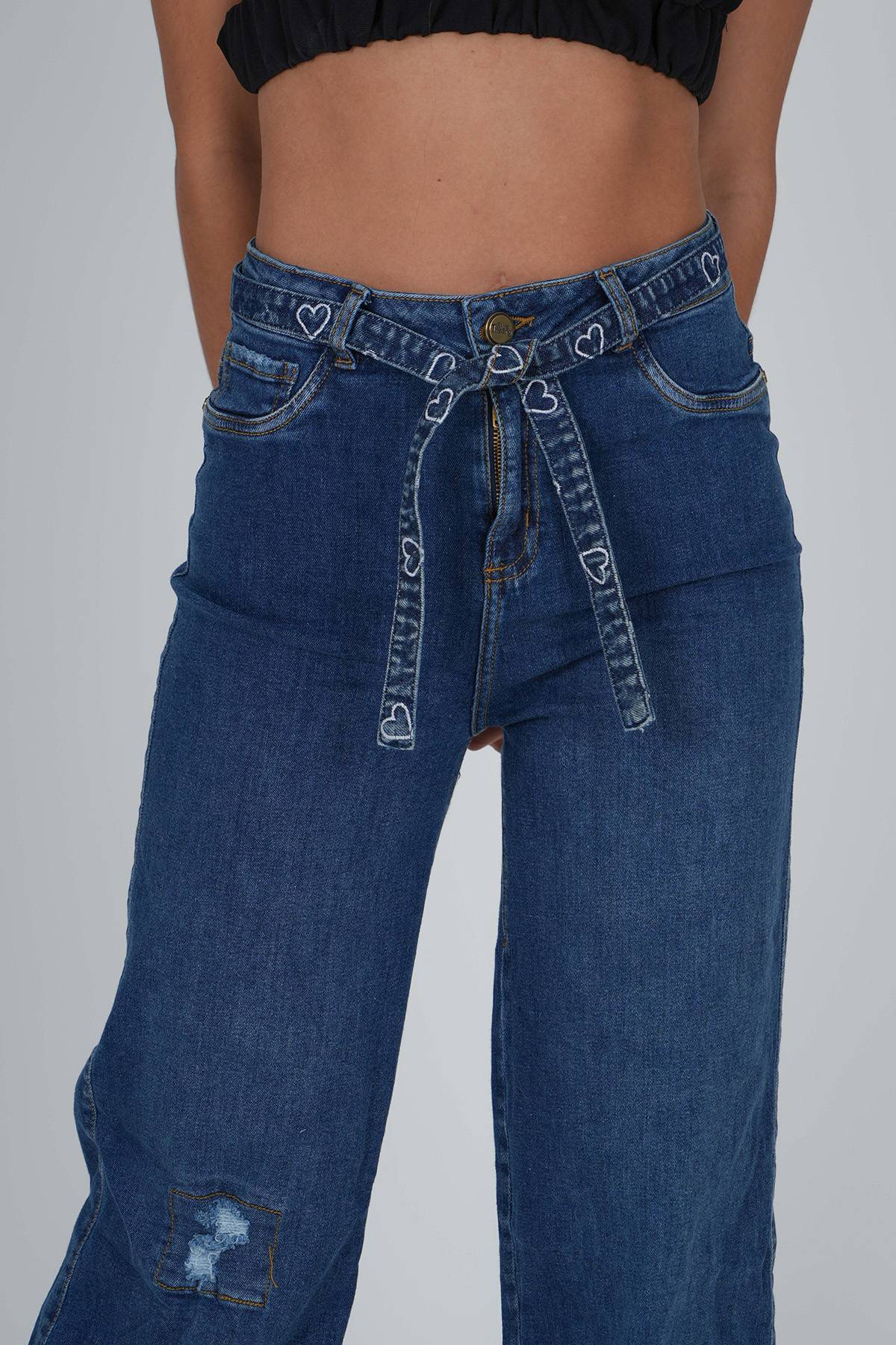 Jeans Palazzo Rasgados Blue Theory | De Prati Tienda Online