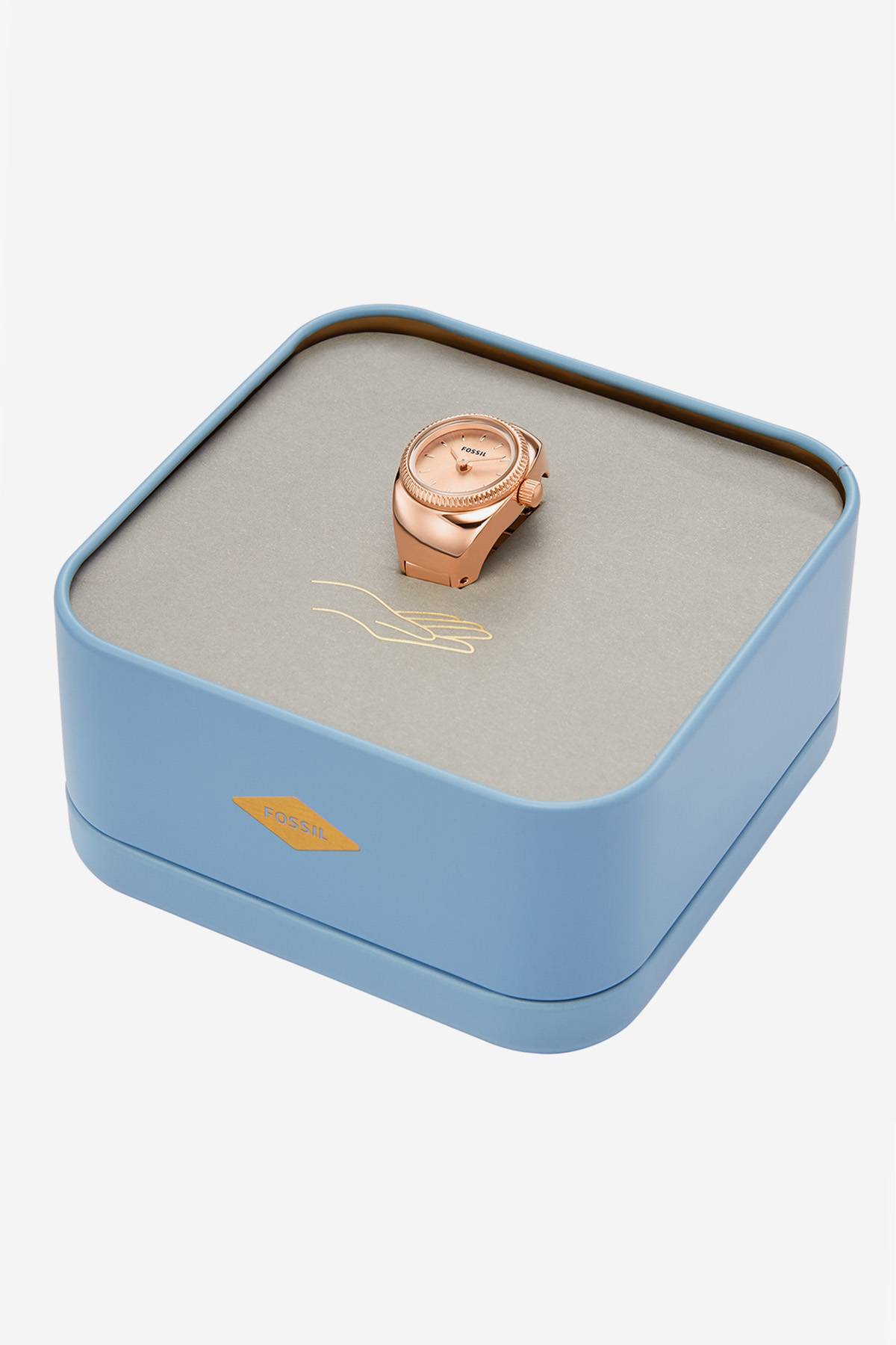 Reloj Tipo Anillo Fossil Correa de Acero | Deprati Tienda Online