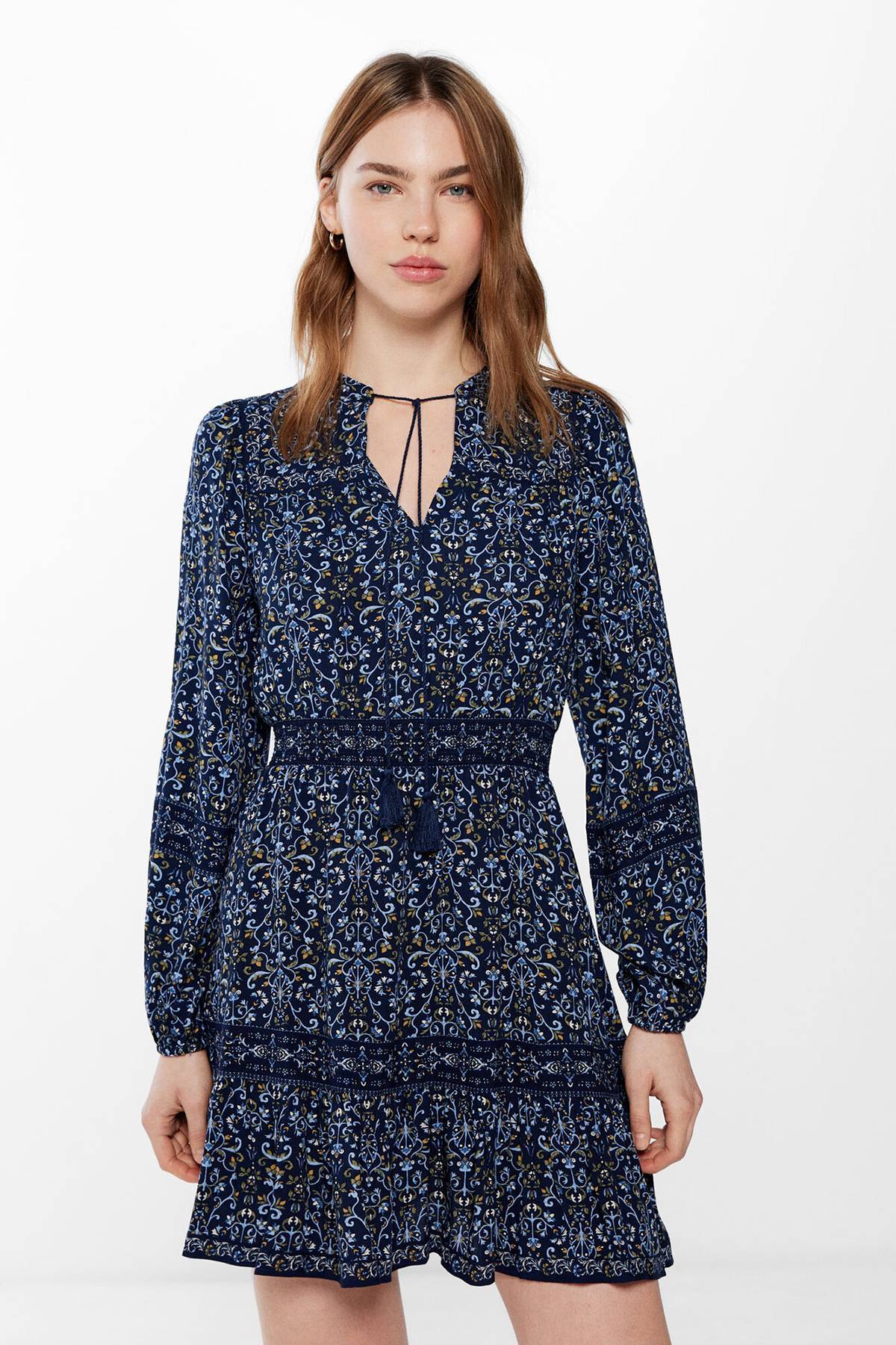 Vestido All Over Print Springfield | De Prati Tienda Online